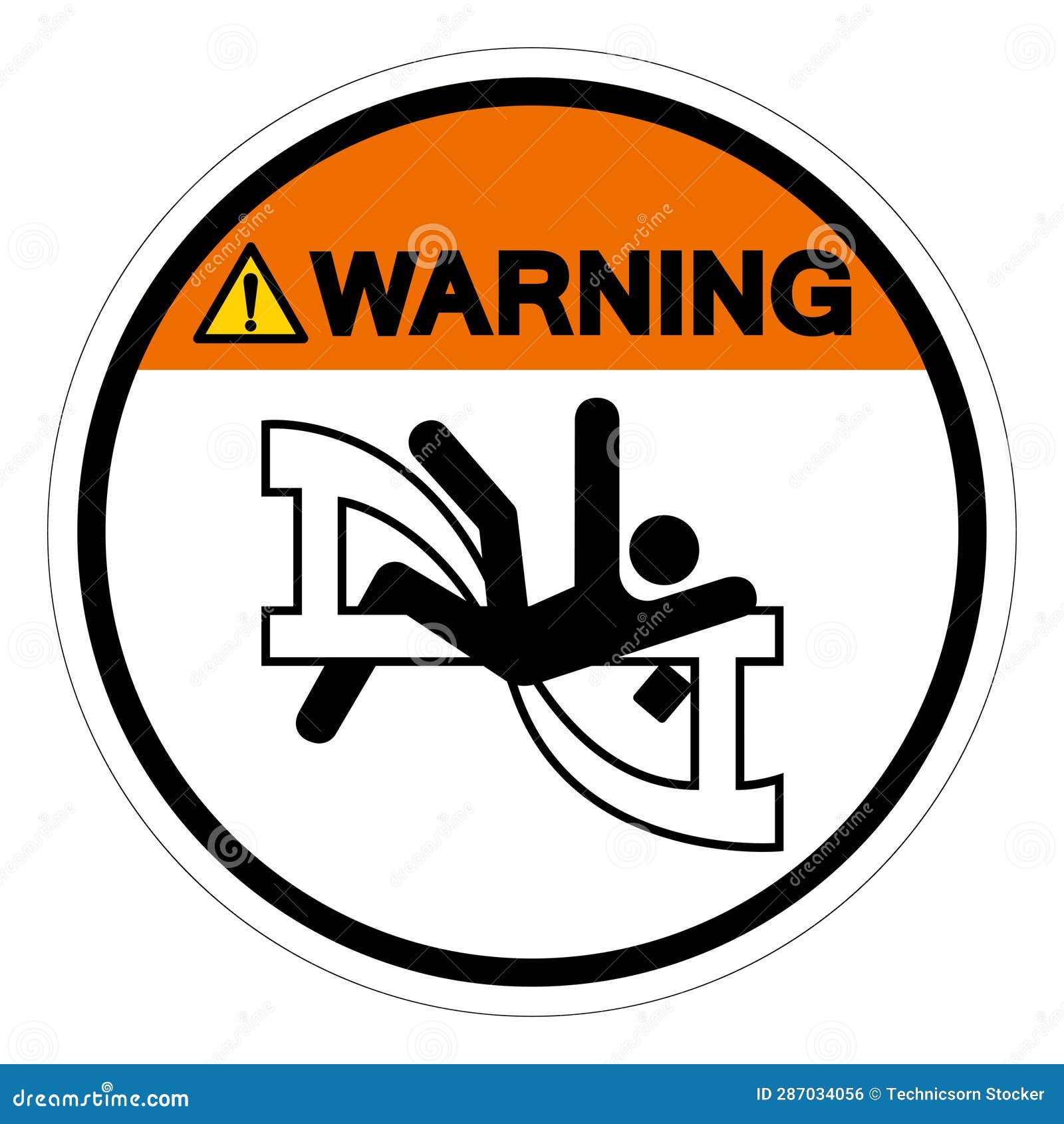 Warning Rotating Agitator Symbol Sign, Vector Illustration, Isolate on ...