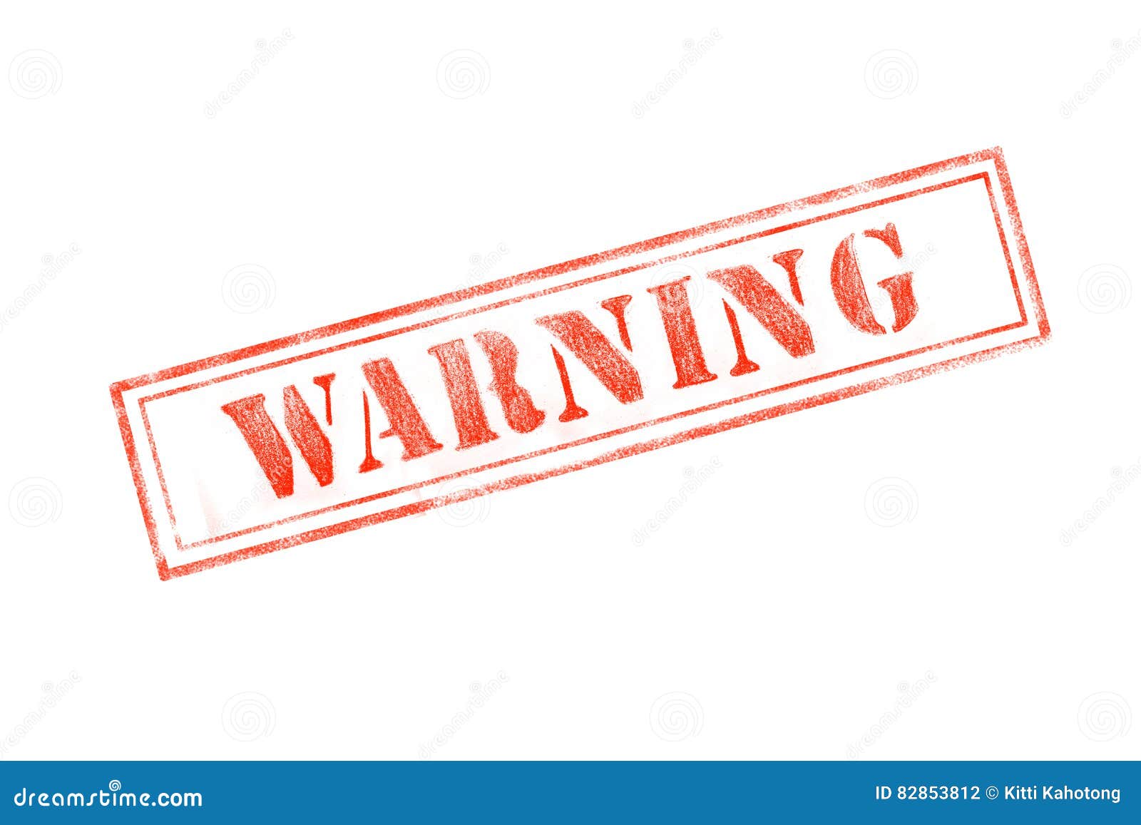 `WARNING ` Rubber Stamp Over a White Background Stock Photo - Image of ...