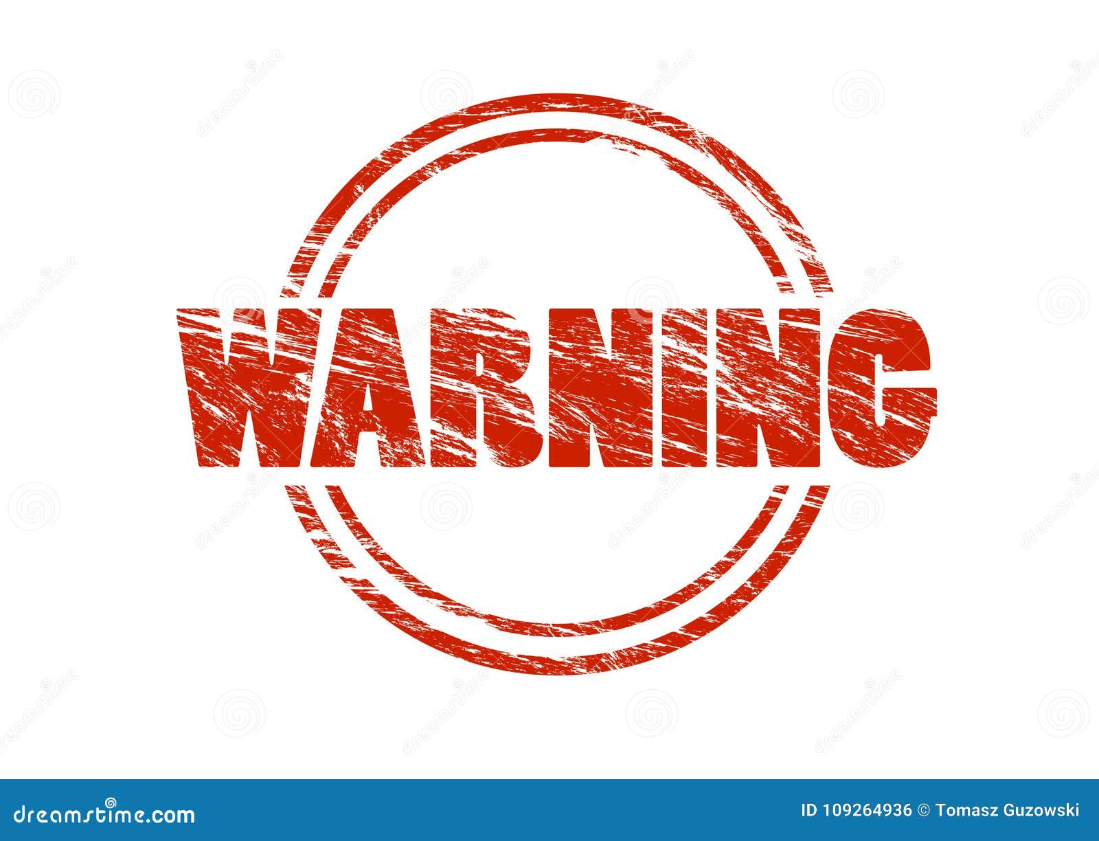 Warning rubber stamp stock illustration. Illustration of paperwork ...