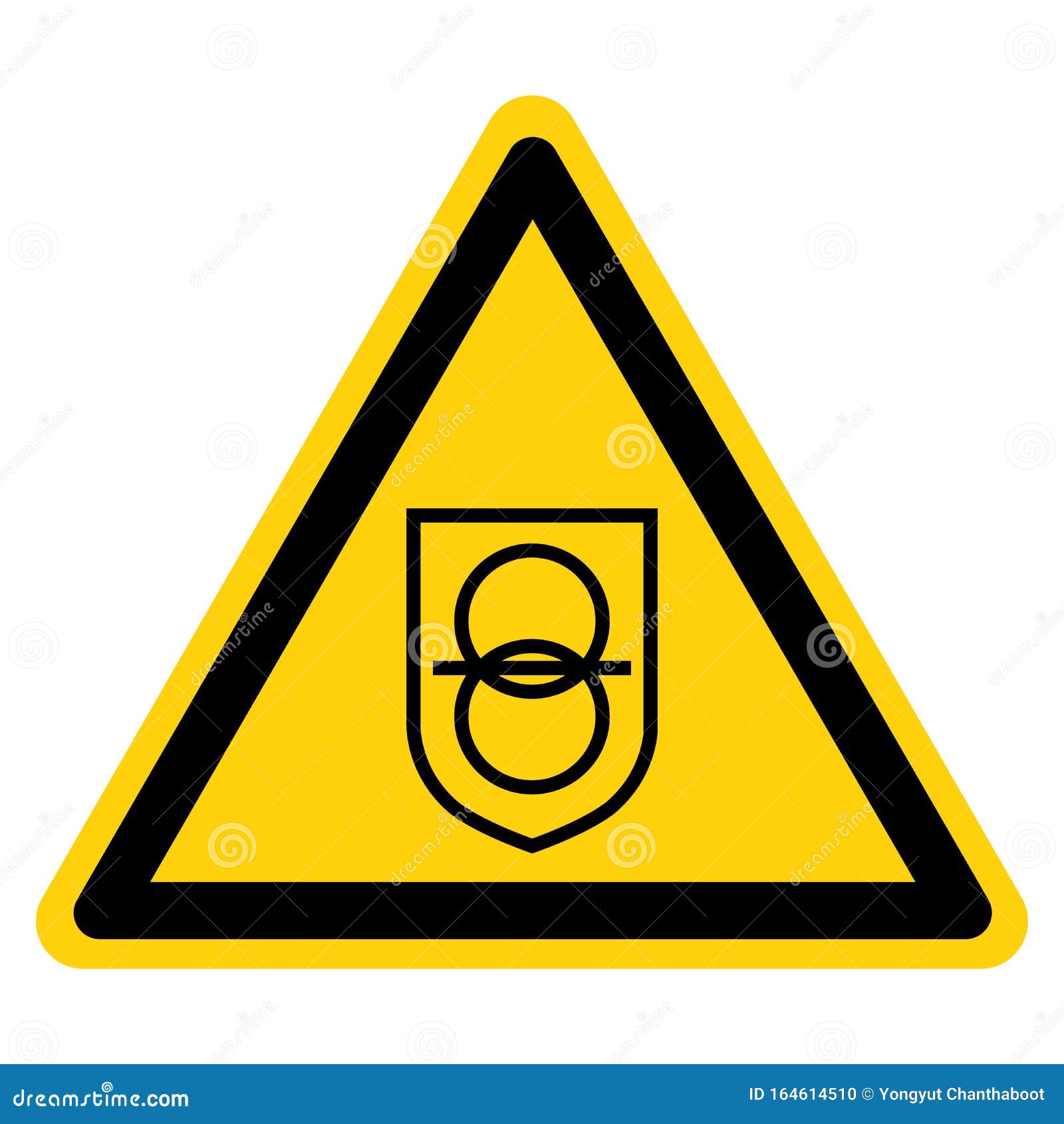 Warning Safety Isolating Transformer Symbol Sign, Vector Illustration ...