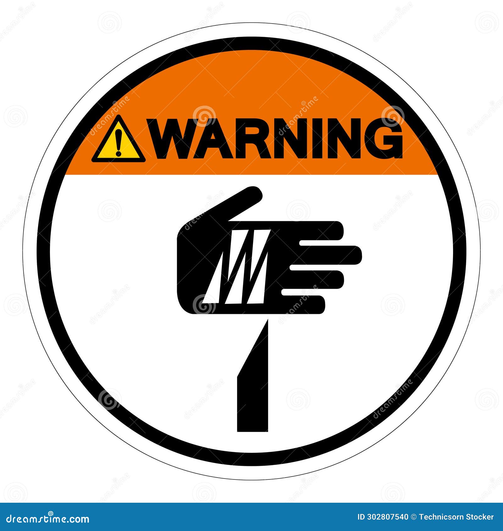 Warning Sharp Point Symbol Sign, Vector Illustration, Isolate on White ...