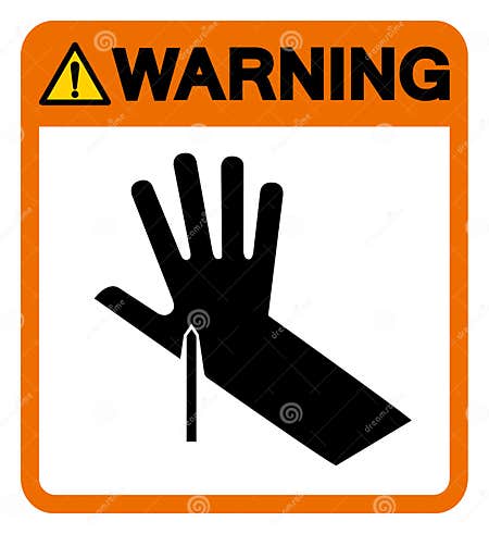 Warning Sharp Point Symbol Sign, Vector Illustration, Isolate on White ...