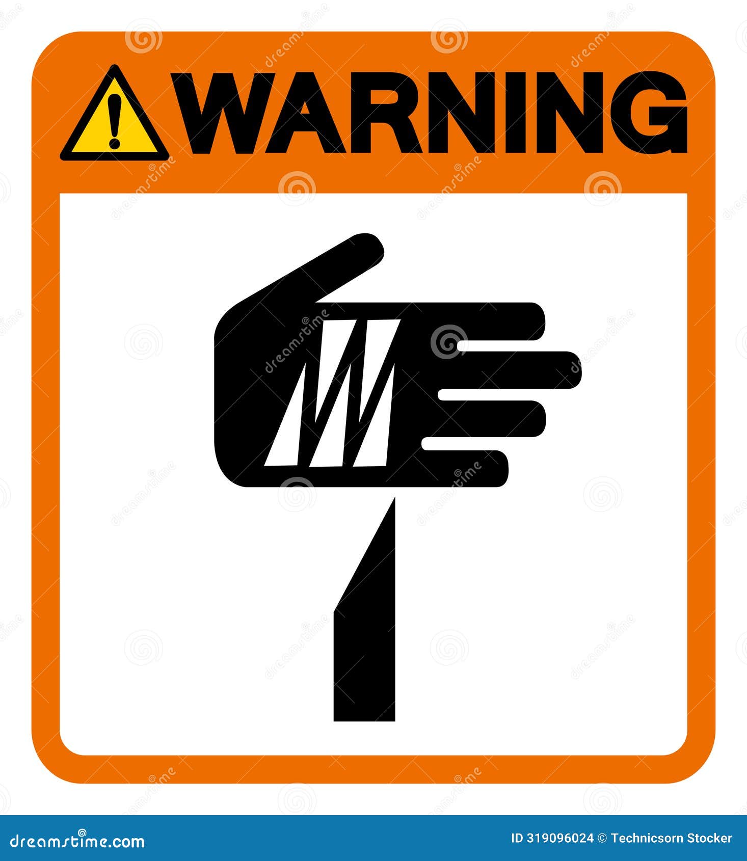Warning Sharp Point Symbol Sign, Vector Illustration, Isolate on White ...