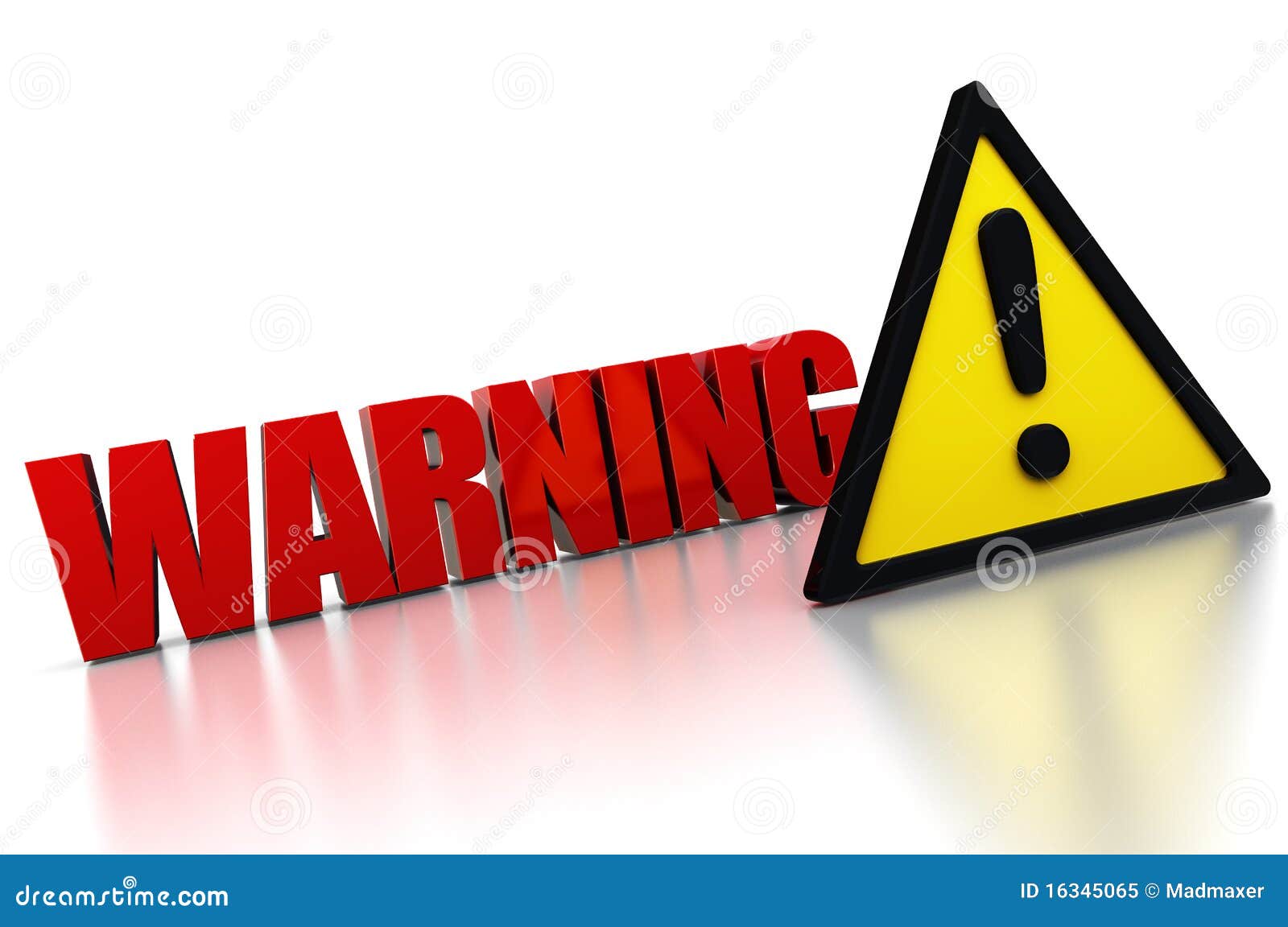 Warning Sign Picture. Image: 16345065