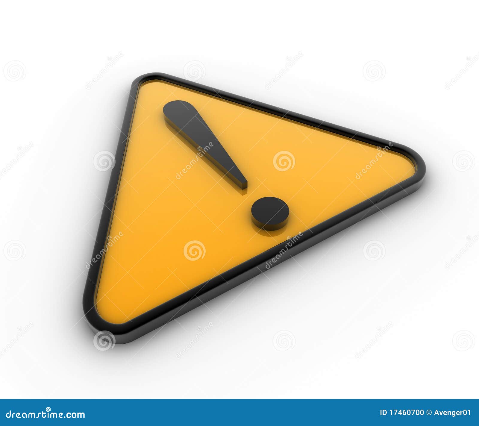 Warning Sign stock illustration. Illustration of label - 17460700