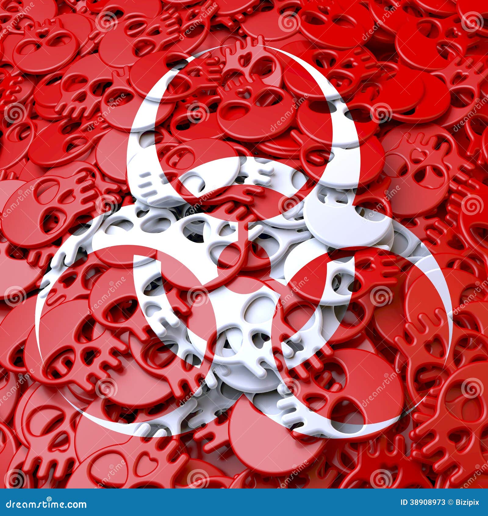 Biohazard White Stock Image | CartoonDealer.com #41004523