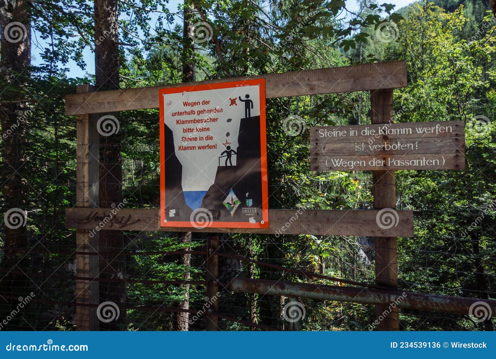 Warning Sign Board in the Park. Editorial Photo - Image of safety ...