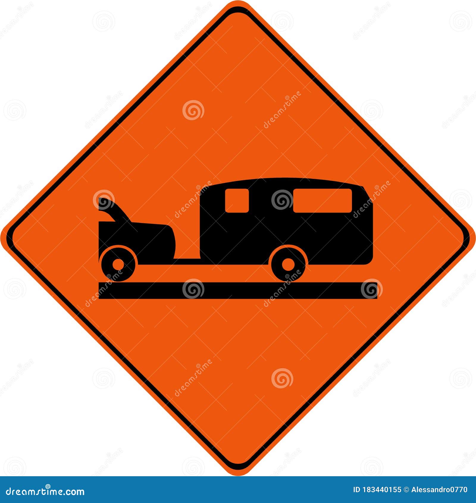 Caravan Symbol Sign,Vector Illustration, Isolate On White Background ...