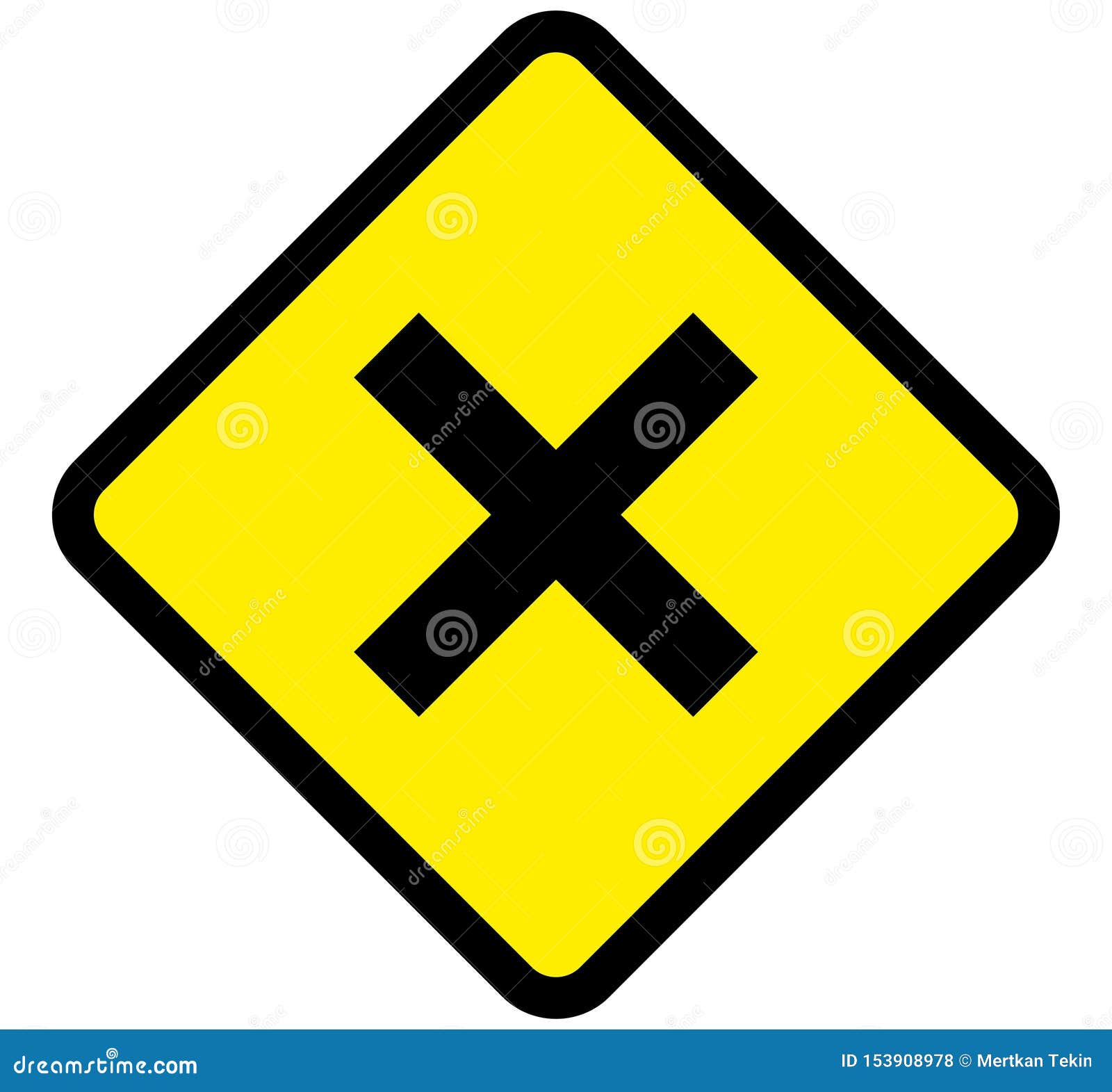 Warning Danger Sign, Rectangle and Triangle Frame Yellow and Black ...