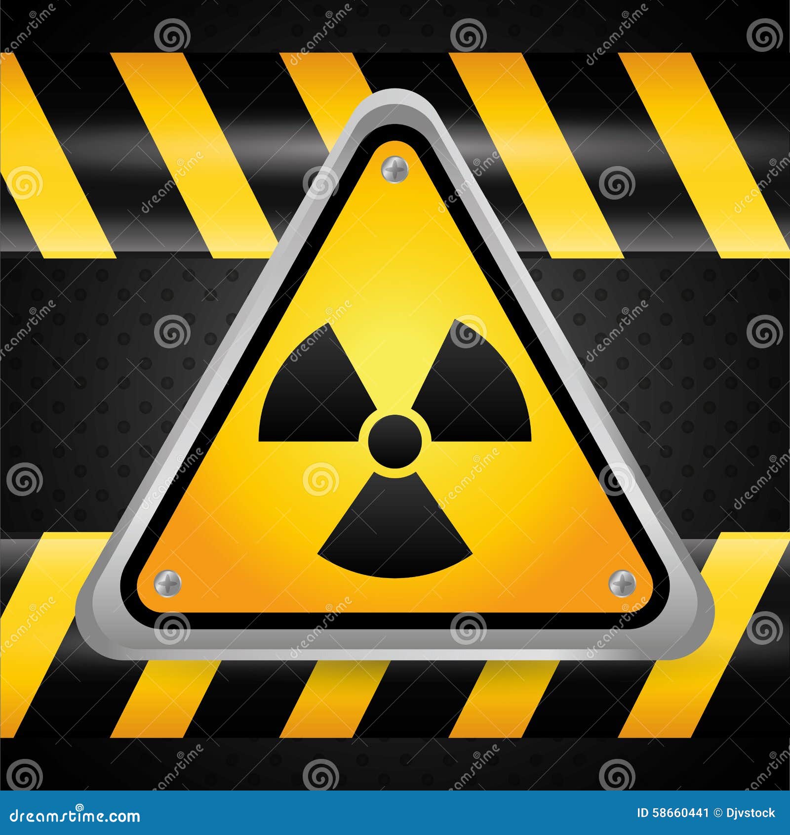 Warning sign design stock vector. Illustration of risk - 58660441