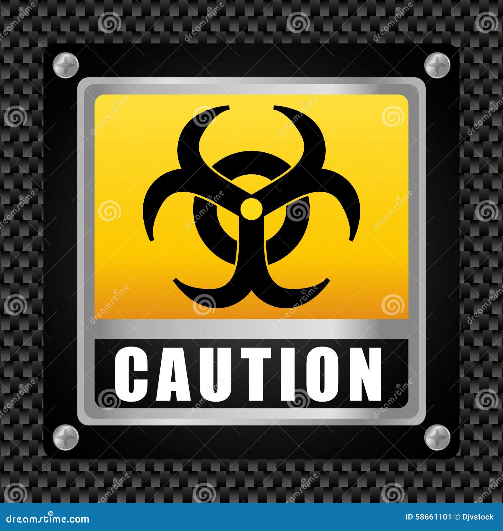 Warning sign design stock vector. Illustration of notification - 58661101