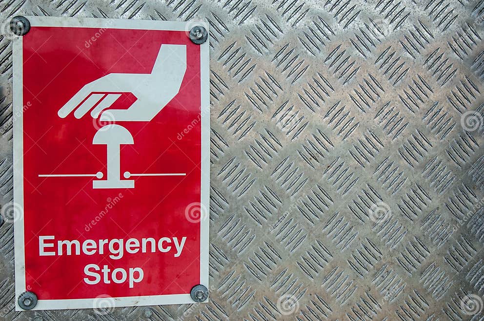 Warning sign stock image. Image of steel, sign, side - 56598885