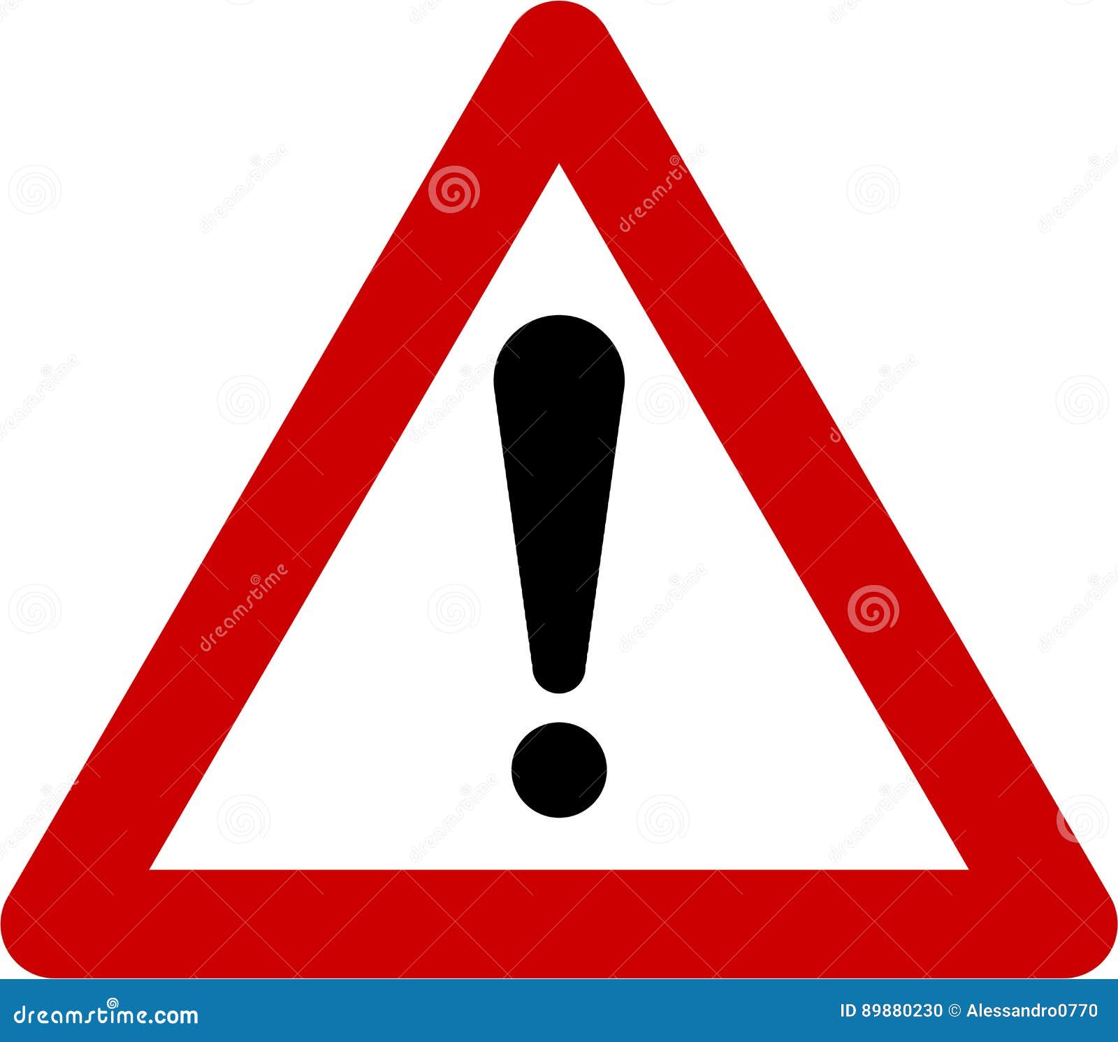Warning Sign with Exclamation Mark Stock Illustration - Illustration of ... Warning Sign with Exclamation Mark Stock Illustration - Illustration of ...