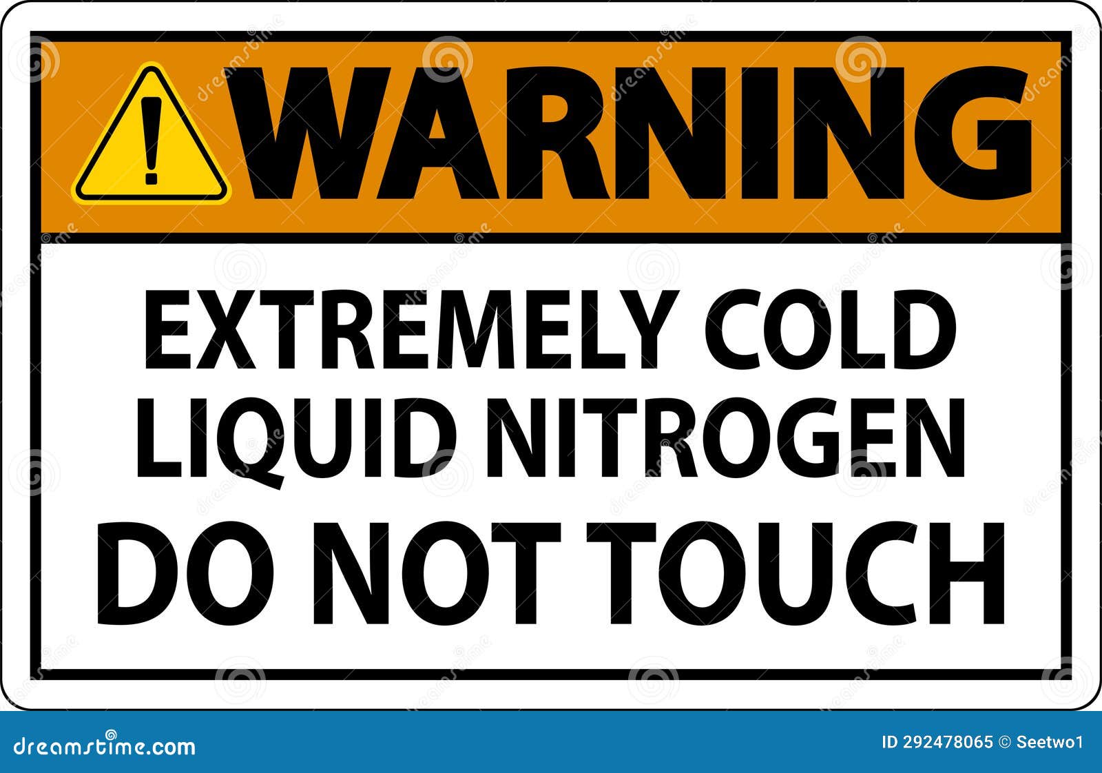 Warning Nitrogen Symbol Sign,Vector Illustration, Isolate On White ...