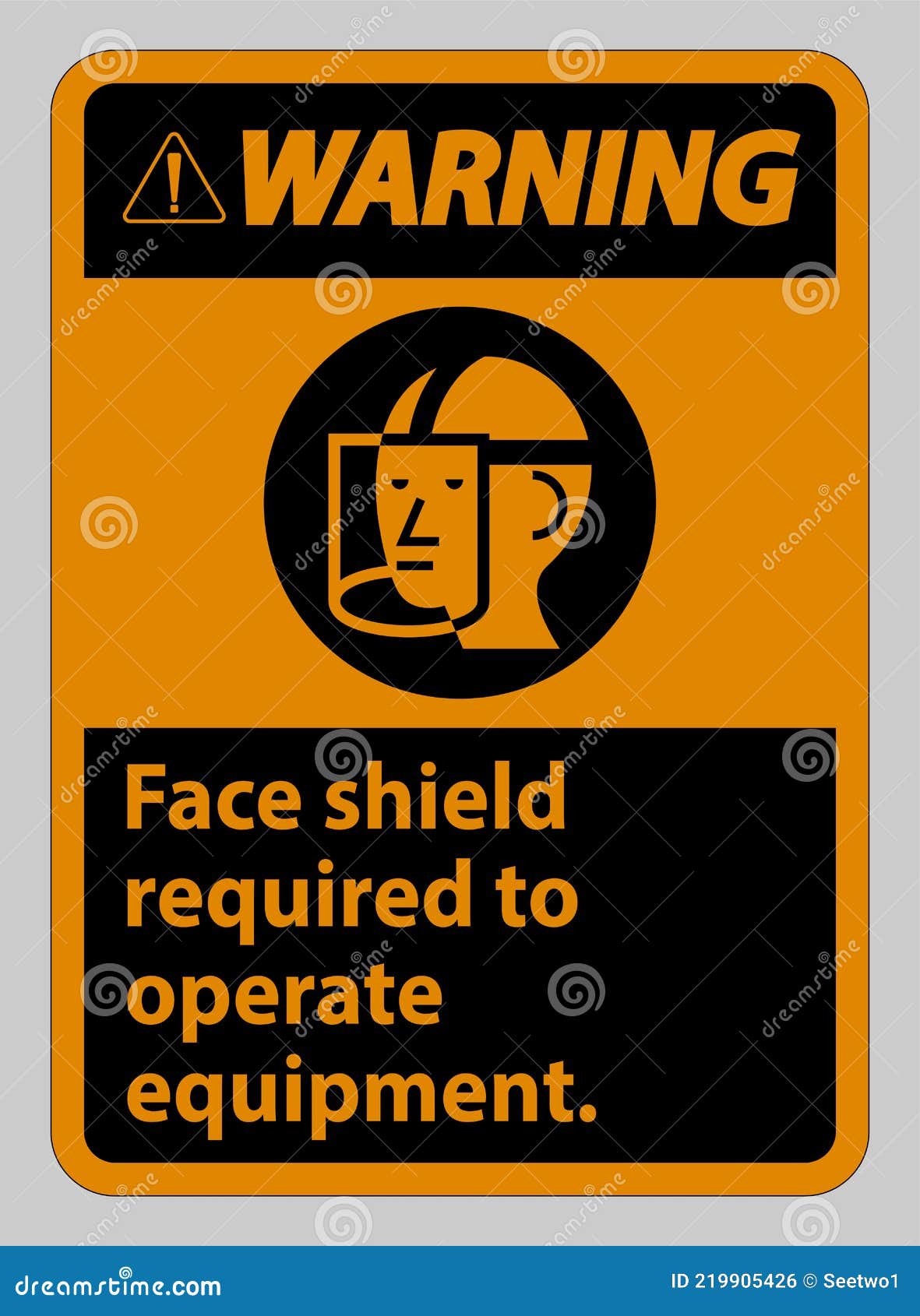 Warning Do Not Operate Symbol Sign, Vector Illustration, Isolated On ...