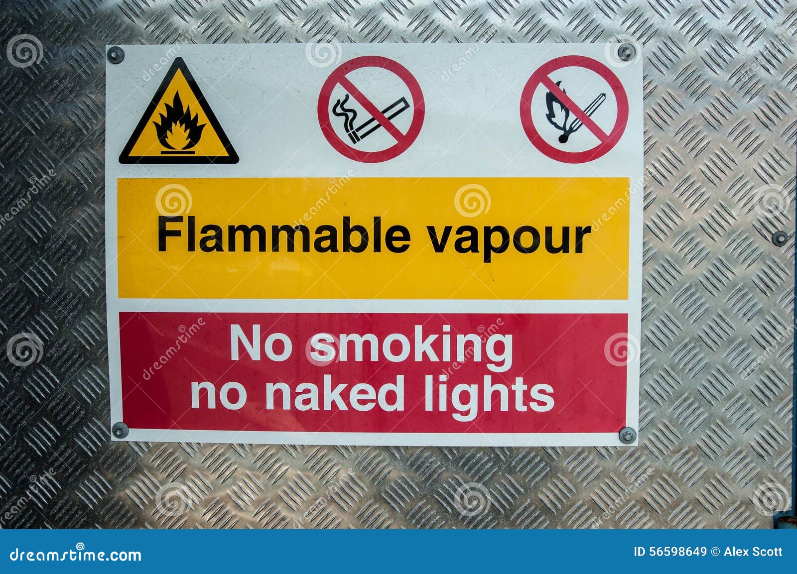 Warning sign stock image. Image of fishing, harbours - 56598649