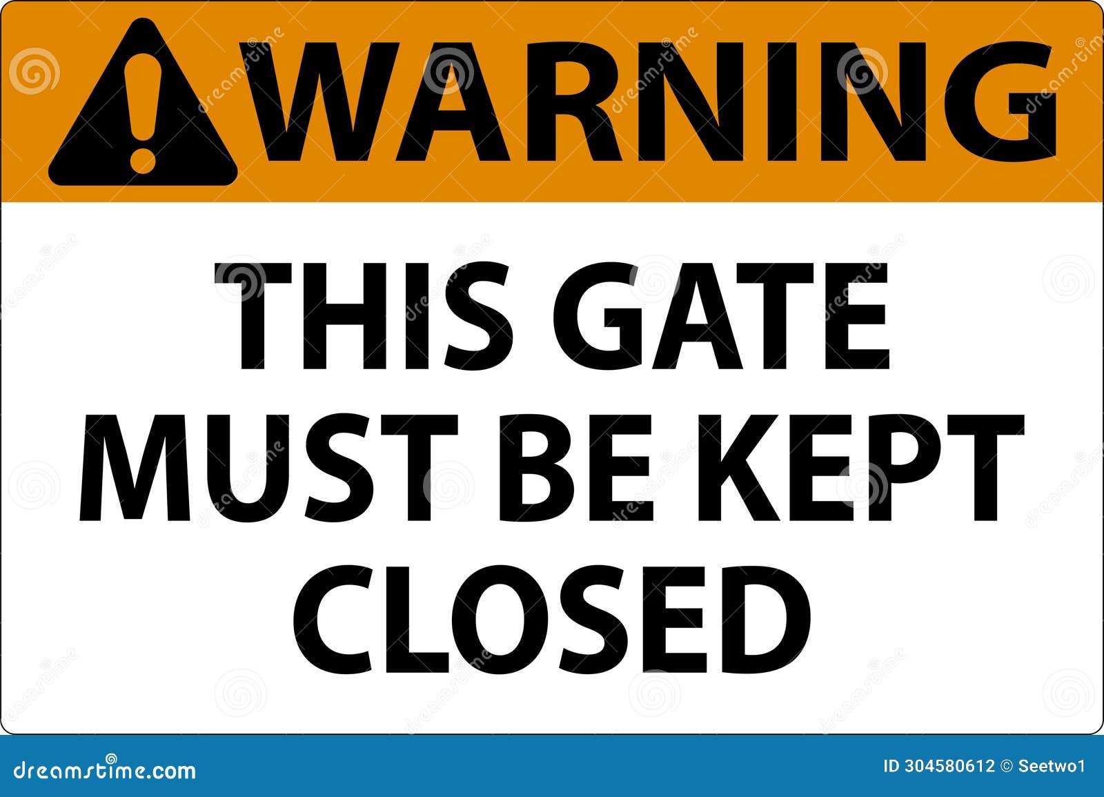 Warning Gate Opens And Closes Automatically Symbol Sign, Vector ...