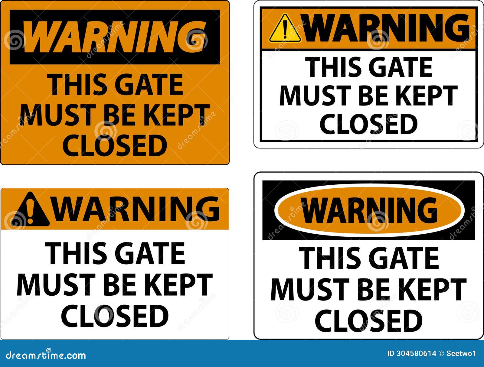 Warning Gate Opens And Closes Automatically Symbol Sign, Vector ...