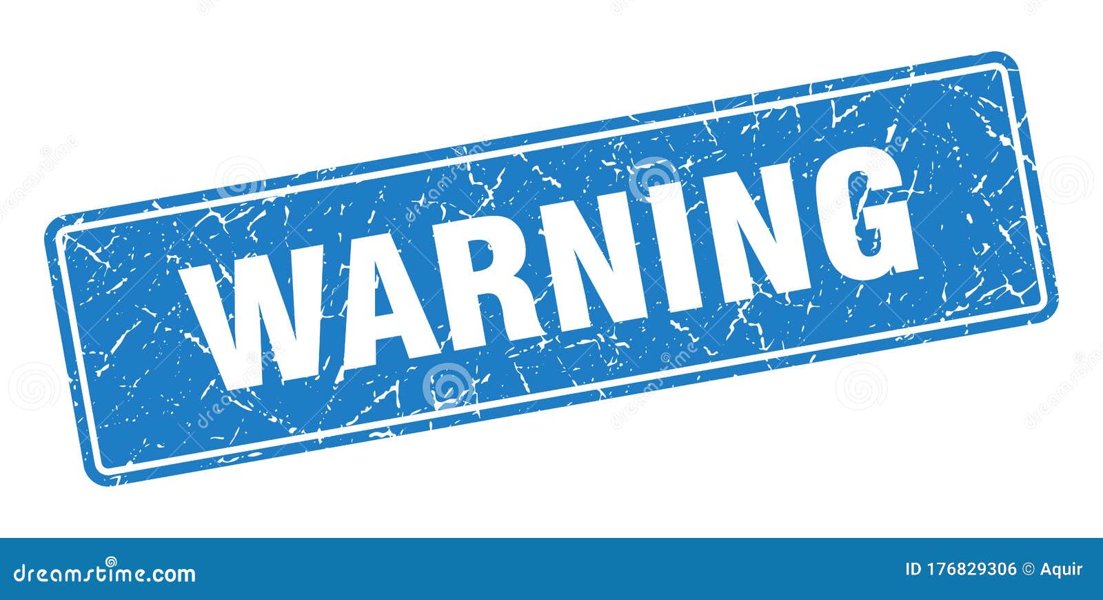 Warning Sign. Warning Grunge Stamp Stock Vector - Illustration of ...