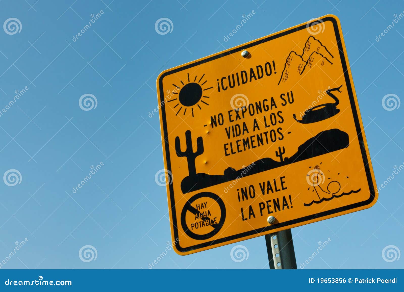 Immigration Caution Sign