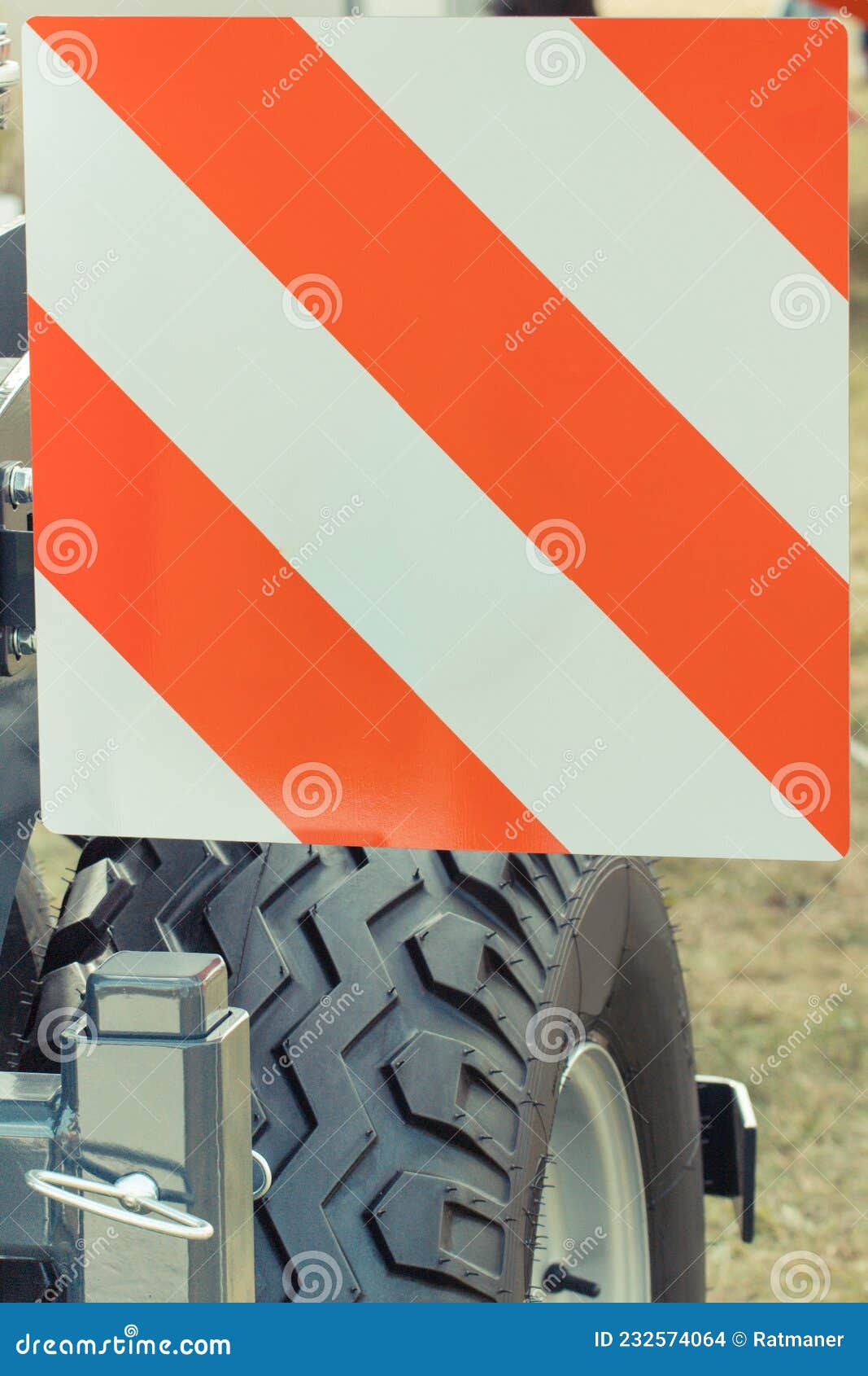 Warning Sign Informing about Danger during Transport Stock Photo ...