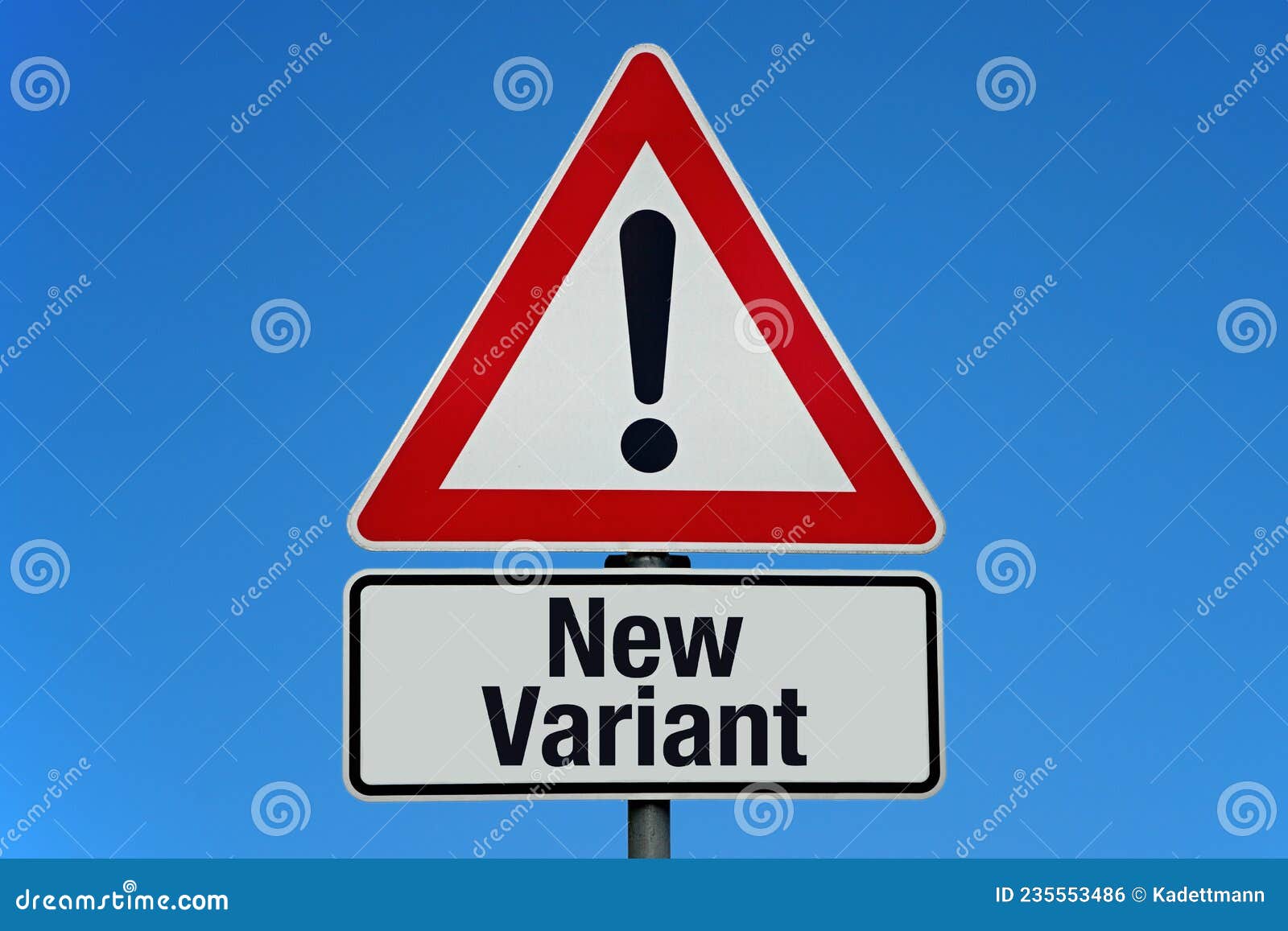 Warning Sign - New Variant of Covid 19 Stock Photo - Image of health ...