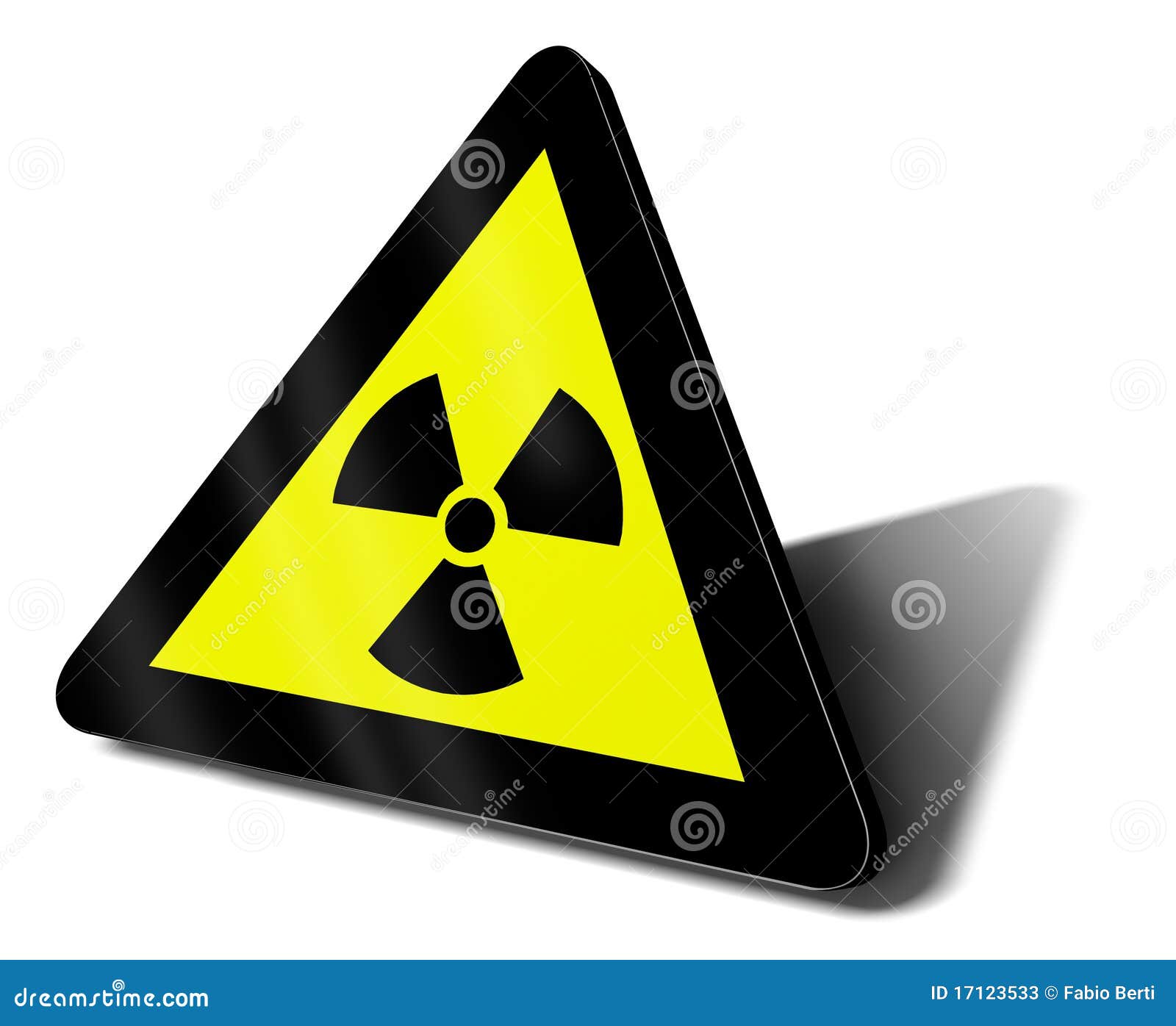Warning Sign Nuclear Danger Stock Illustration - Illustration of ...