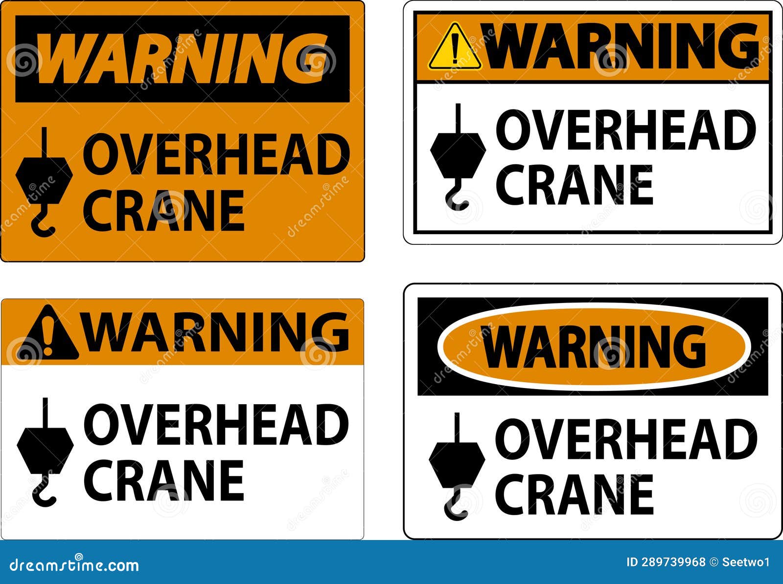 Warning Crane Overhead Symbol Sign, Vector Illustration, Isolate On ...
