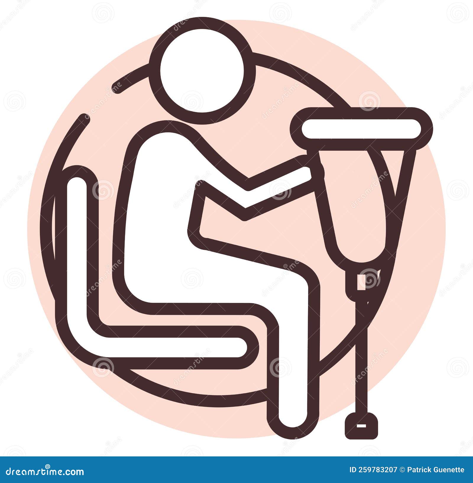 People With Injuries, Fractures, Dislocations. Disabled Male Or Female ...