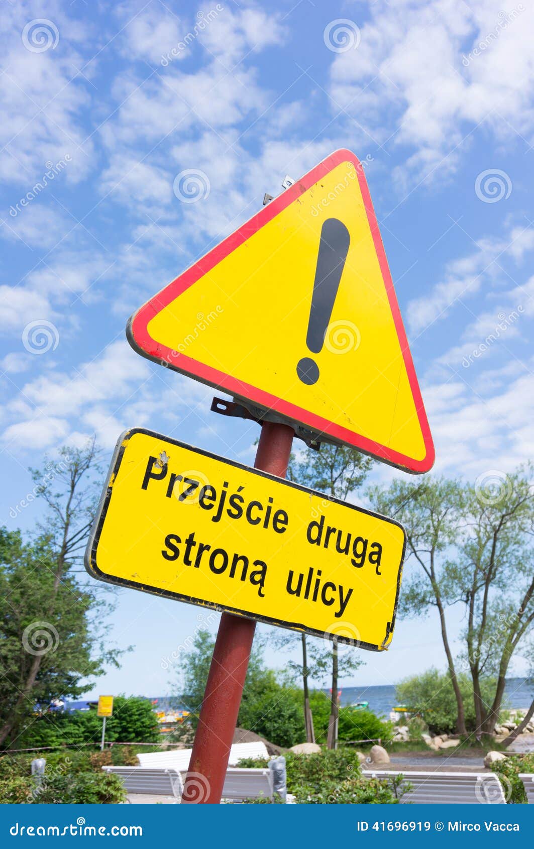 Warning sign stock image. Image of message, sign, text - 41696919