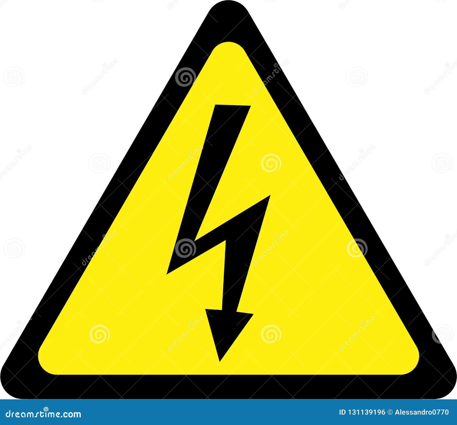 Warning Sign Of Attention Angry Boss. Dangers Yellow Sign Of Violence ...