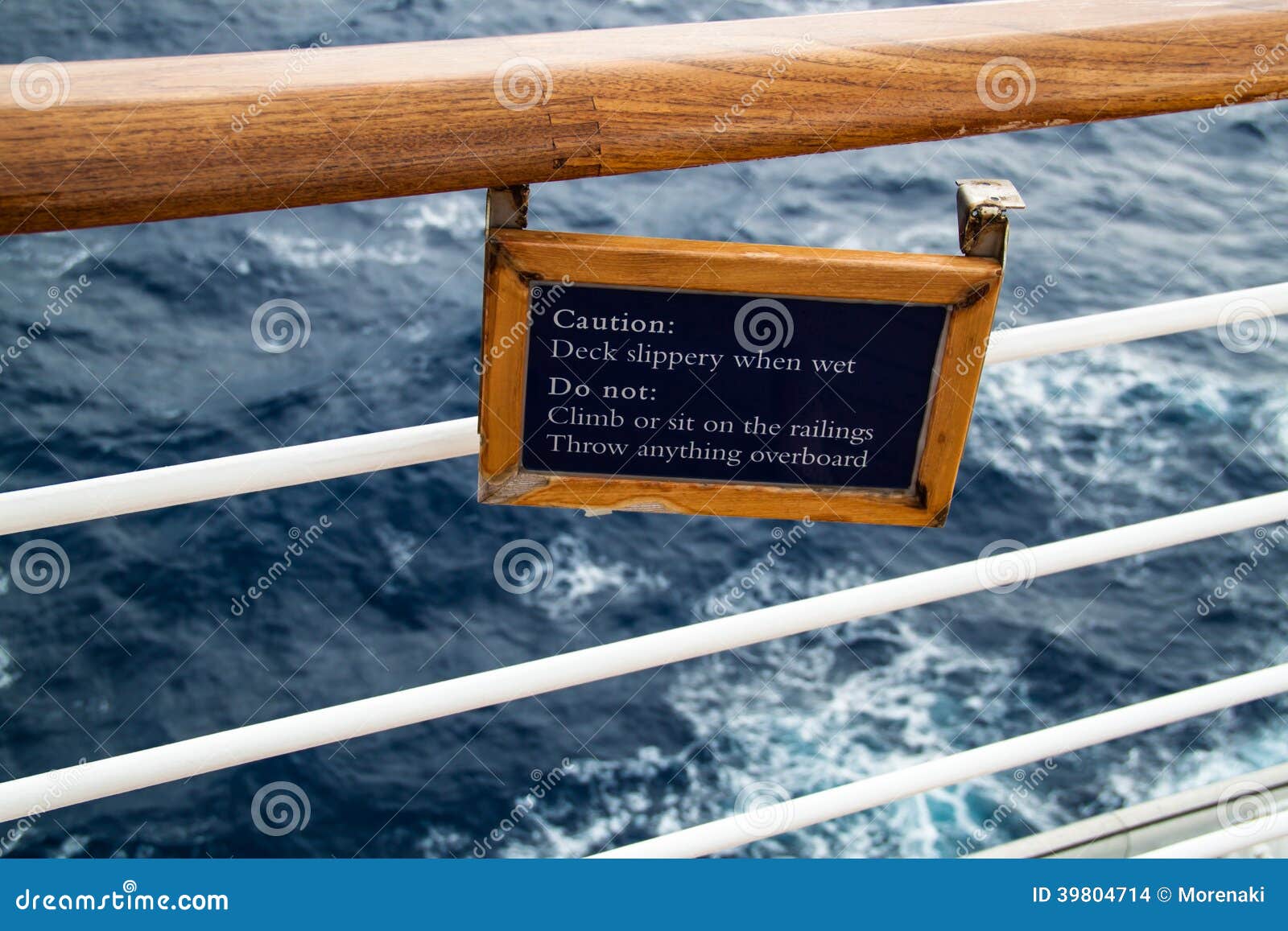 Warning sign stock photo. Image of blue, waves, danger - 39804714