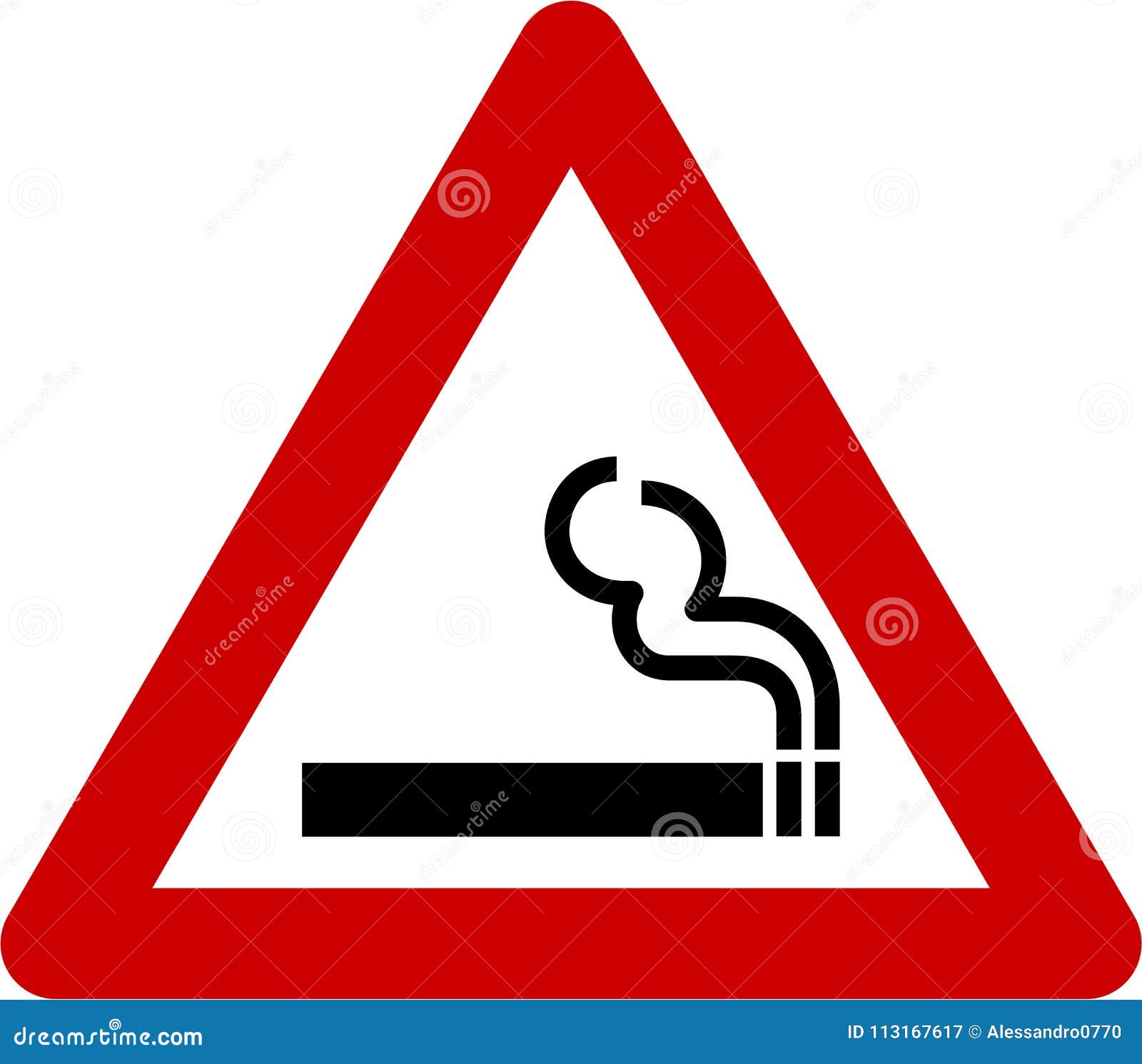 Warning No Smoking Sign Dust Hazard Dust Mask Must Be Worn While ...