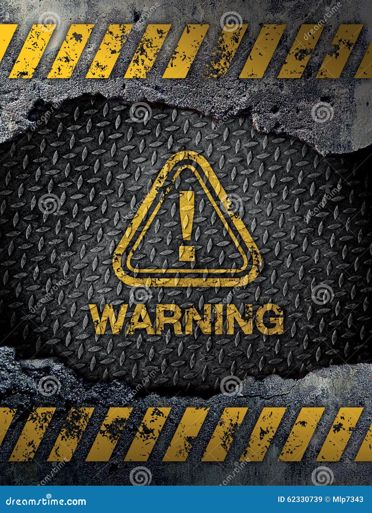 Warning Sign stock image. Image of industry, construction - 62330739