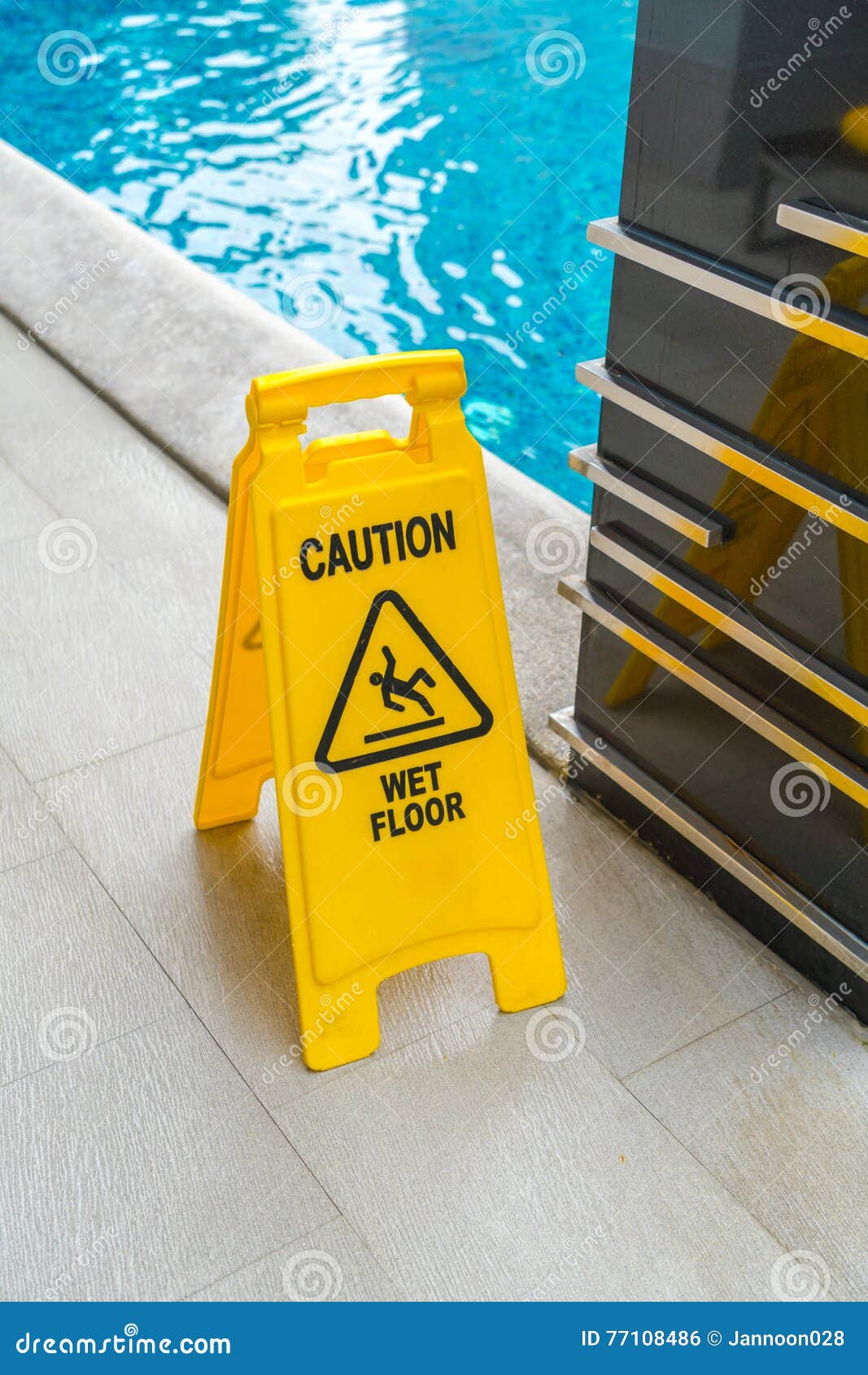 Warning Swimming Area Symbol Sign, Vector Illustration, Isolated On ...
