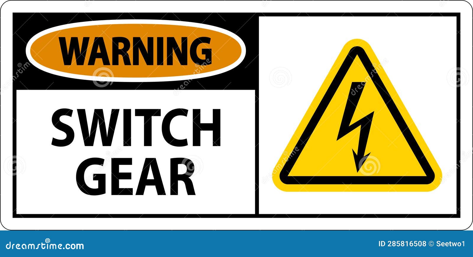 Warning Do Not Switch On Engine Symbol Sign, Vector Illustration ...