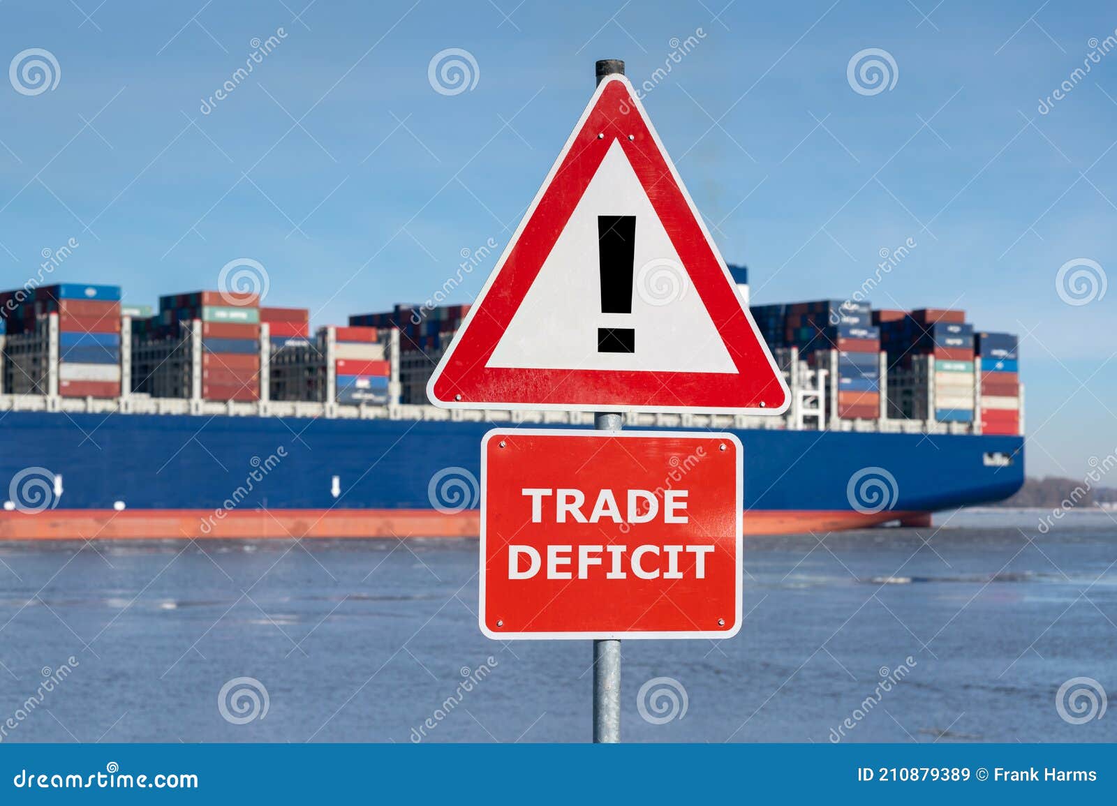 Huge Container Cargo Ship Stock Photo | CartoonDealer.com #11679414