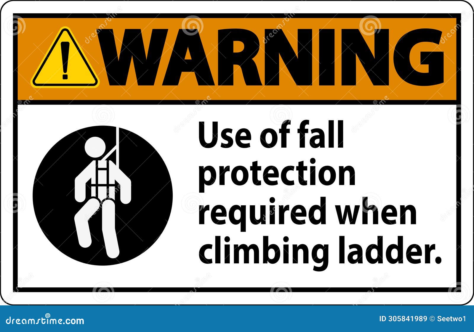 Warning Climbing Sitting Walking Or Riding On Conveyor Symbol Sign ...