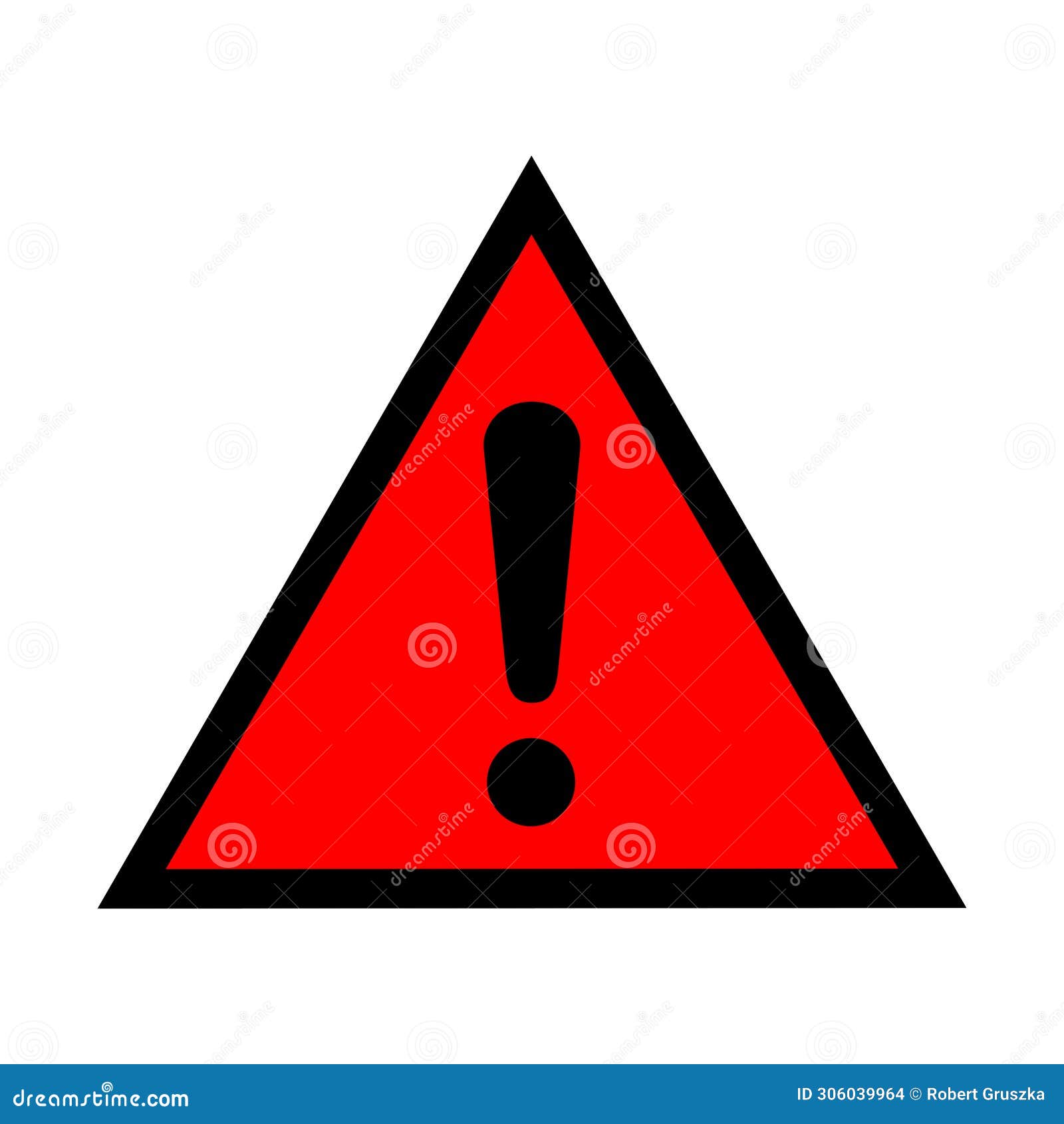 Warning sign stock illustration. Illustration of warning - 306039964