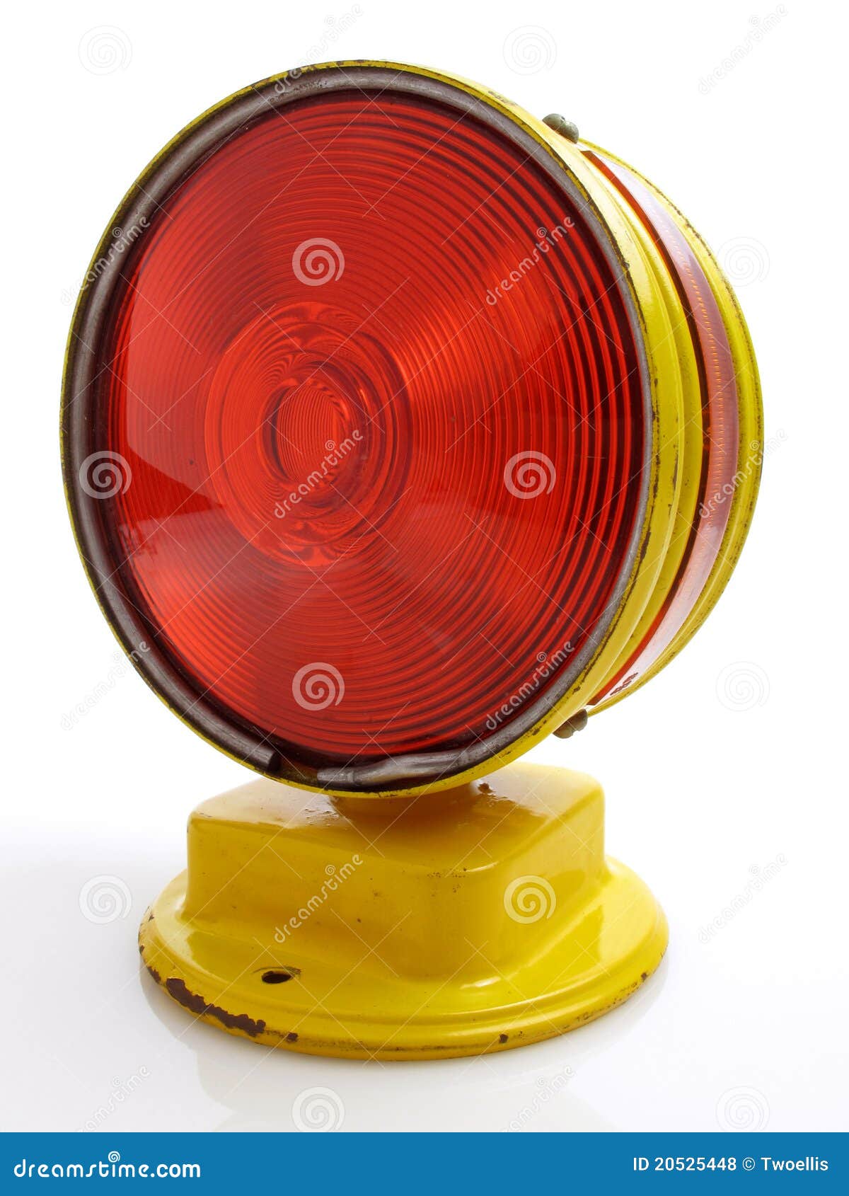 Warning Signal, Side View stock photo. Image of white - 20525448