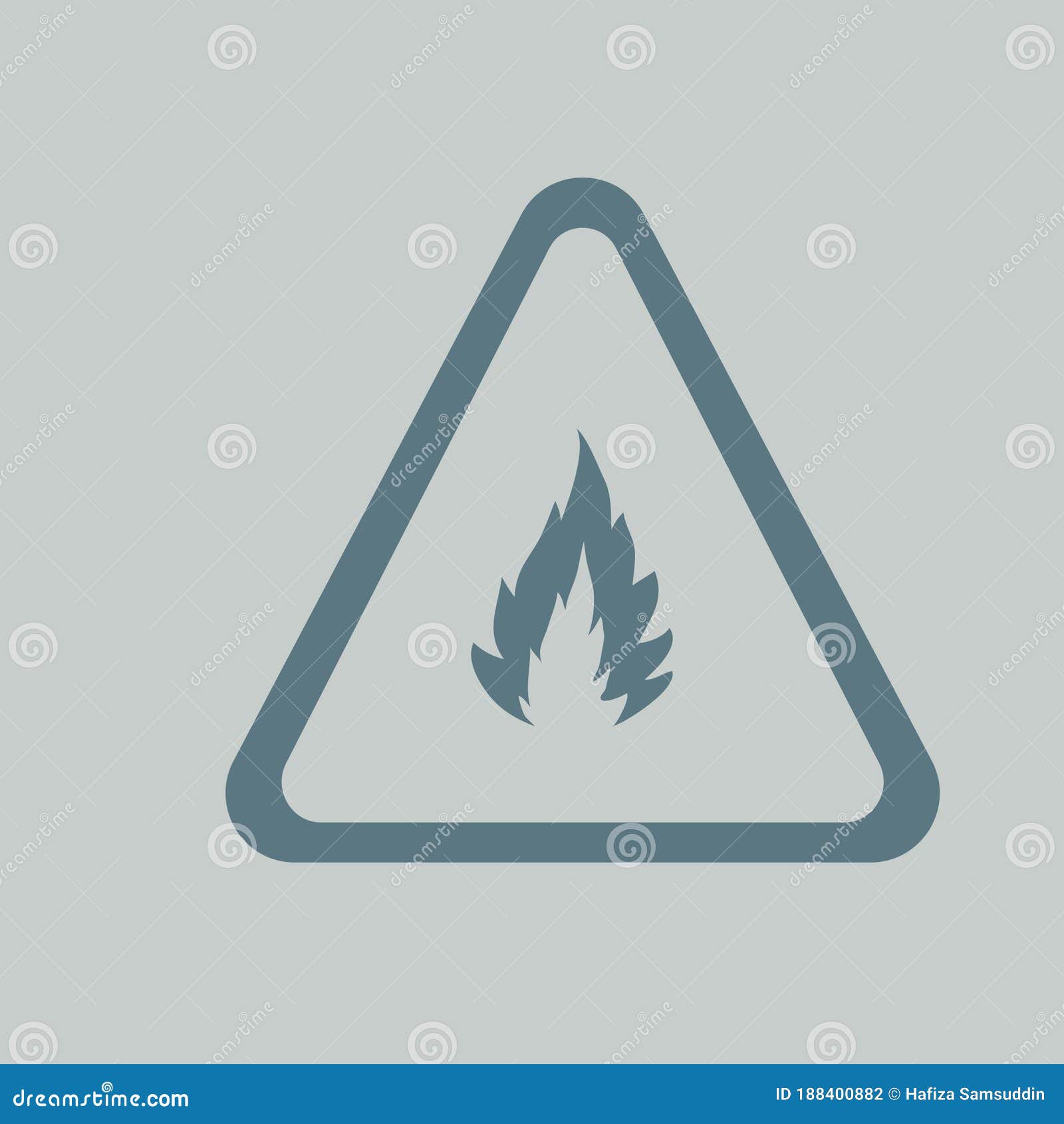 Warning Signboard. Vector Illustration Decorative Design Stock Vector ...