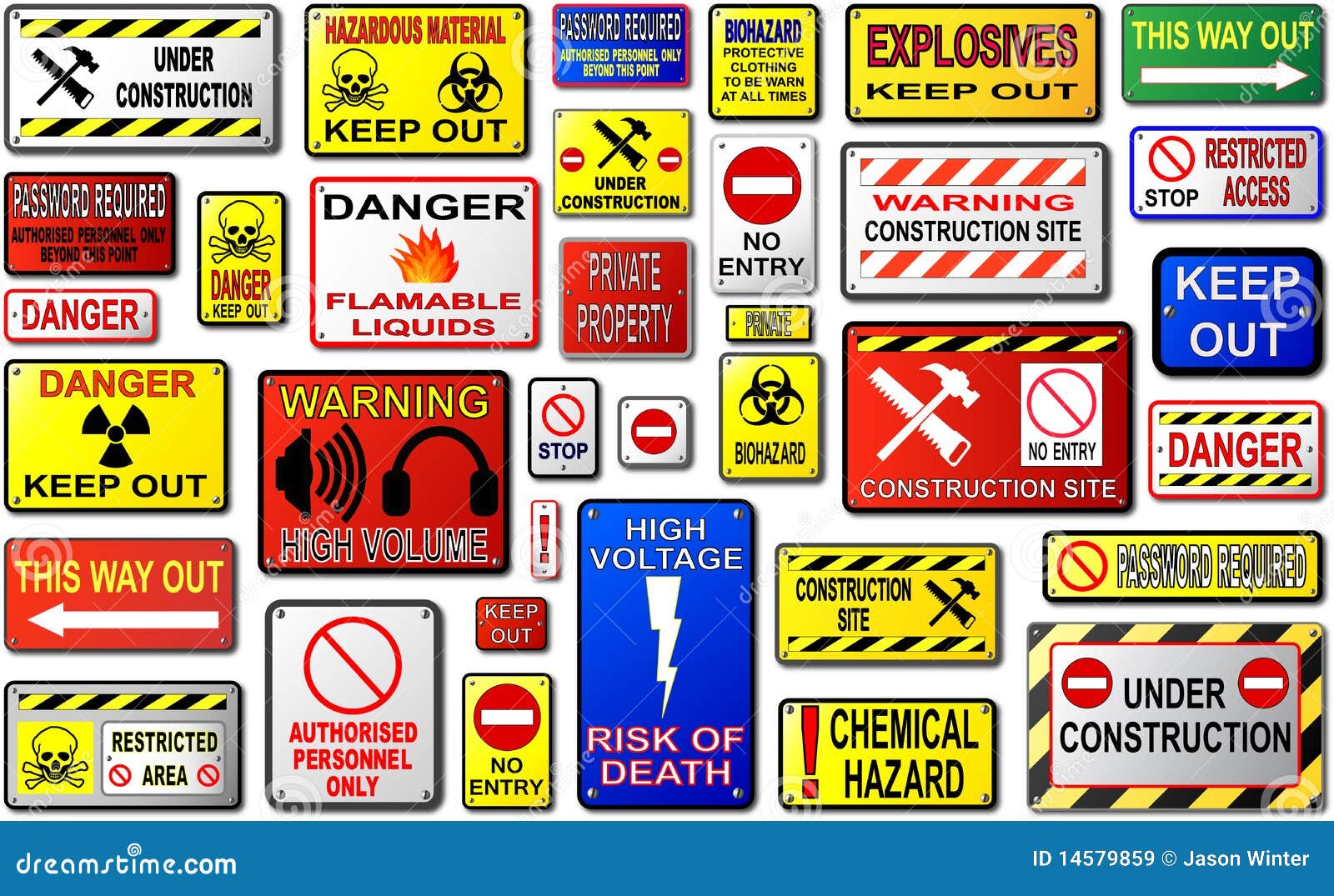 Explosives Warning Sign. Warning Symbol. Class 1 Warning Signs Vector ...