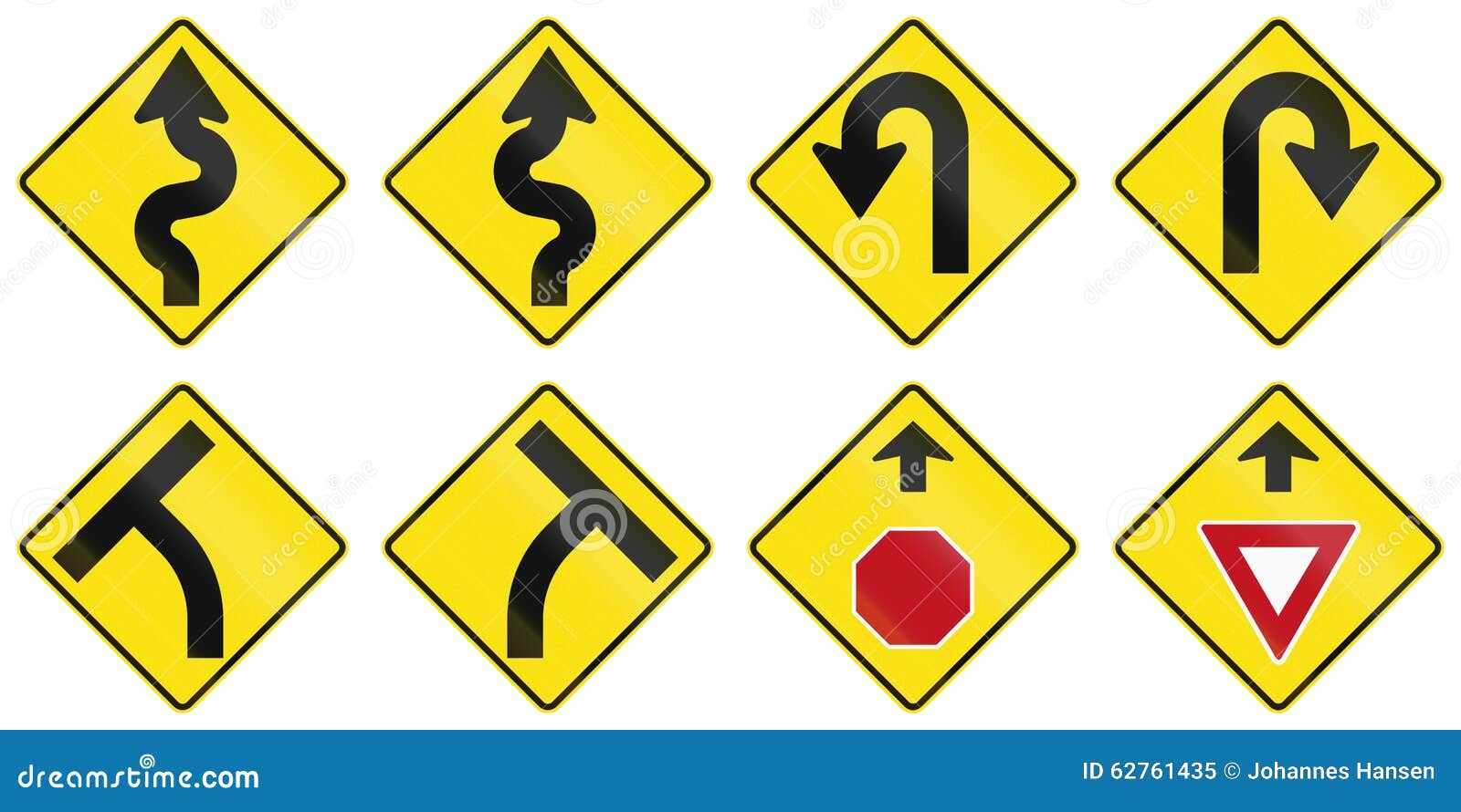 Warning Signs in Australia stock illustration. Illustration of front ...