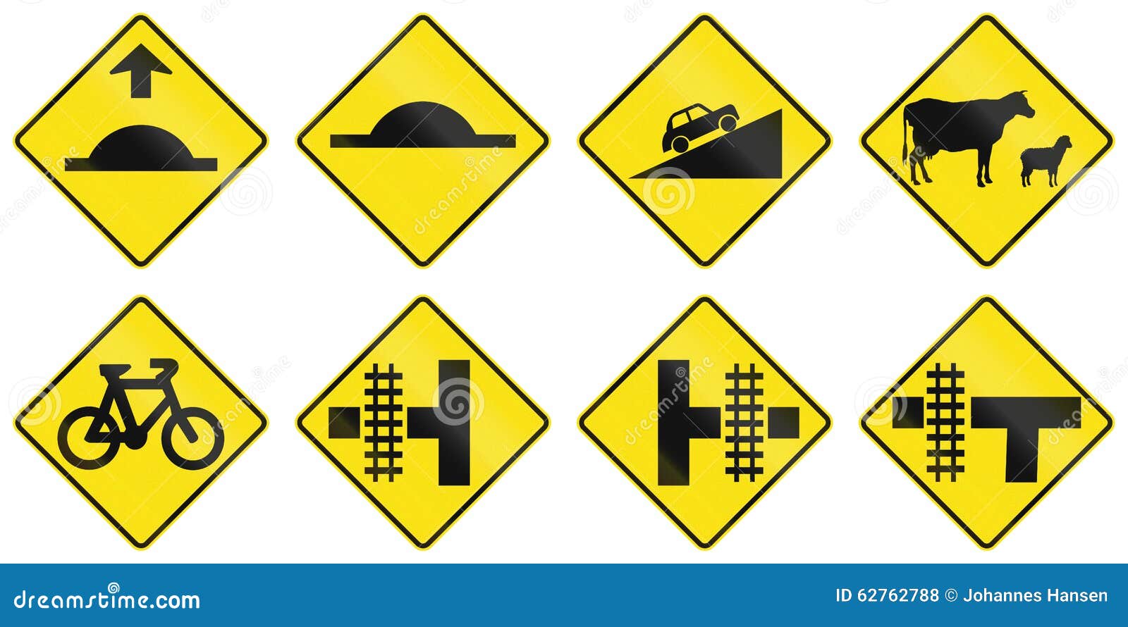 Warning Signs in Australia stock illustration. Illustration of danger ...