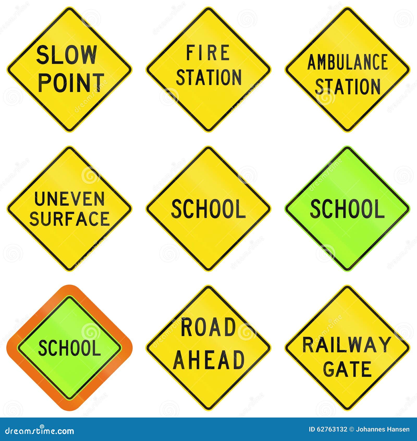Warning Signs in Australia stock illustration. Illustration of graphic ...