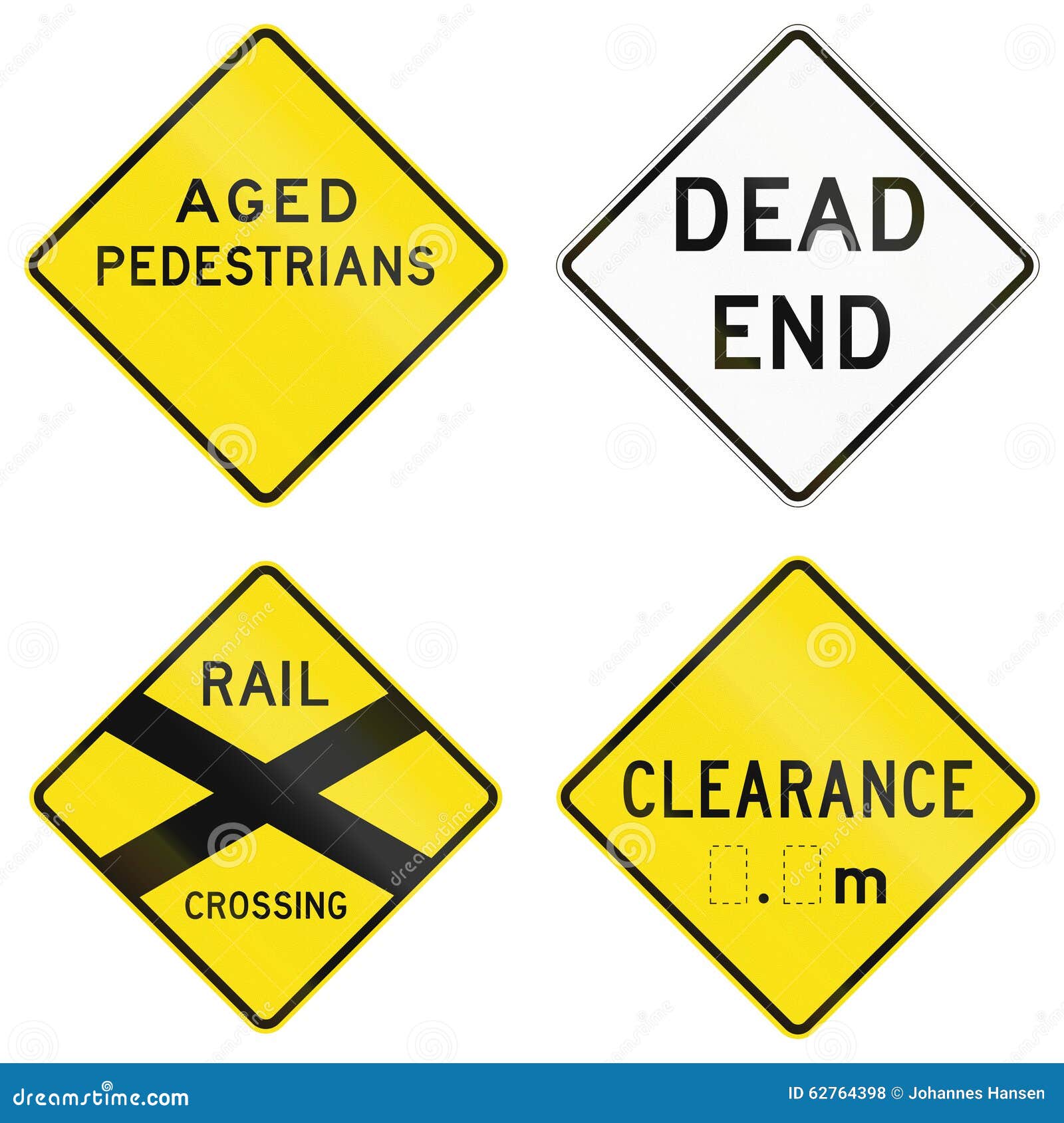 Warning Signs in Australia stock illustration. Illustration of english ...