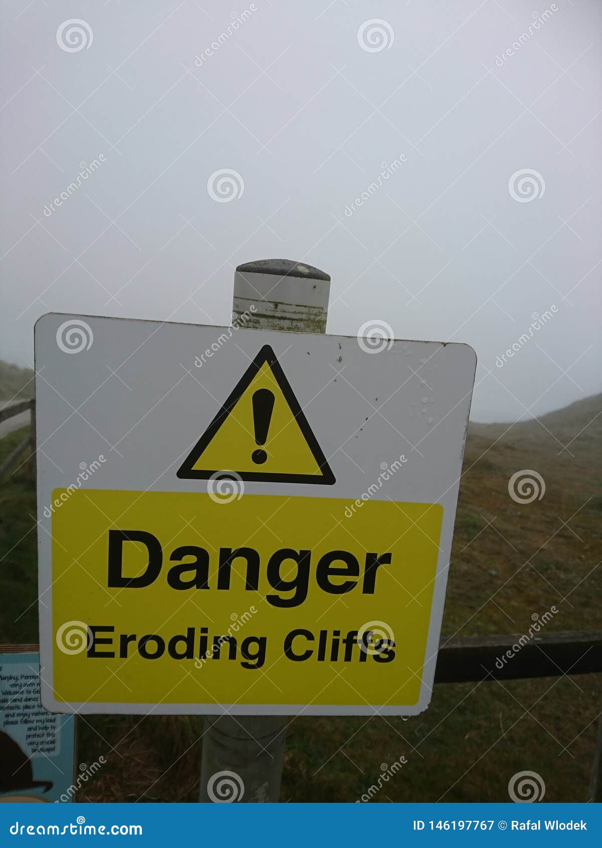 Warning Signs. Be Careful when Walking, Dander Clifs, Eroding Cliffs ... Warning Signs. Be Careful when Walking, Dander Clifs, Eroding Cliffs ...
