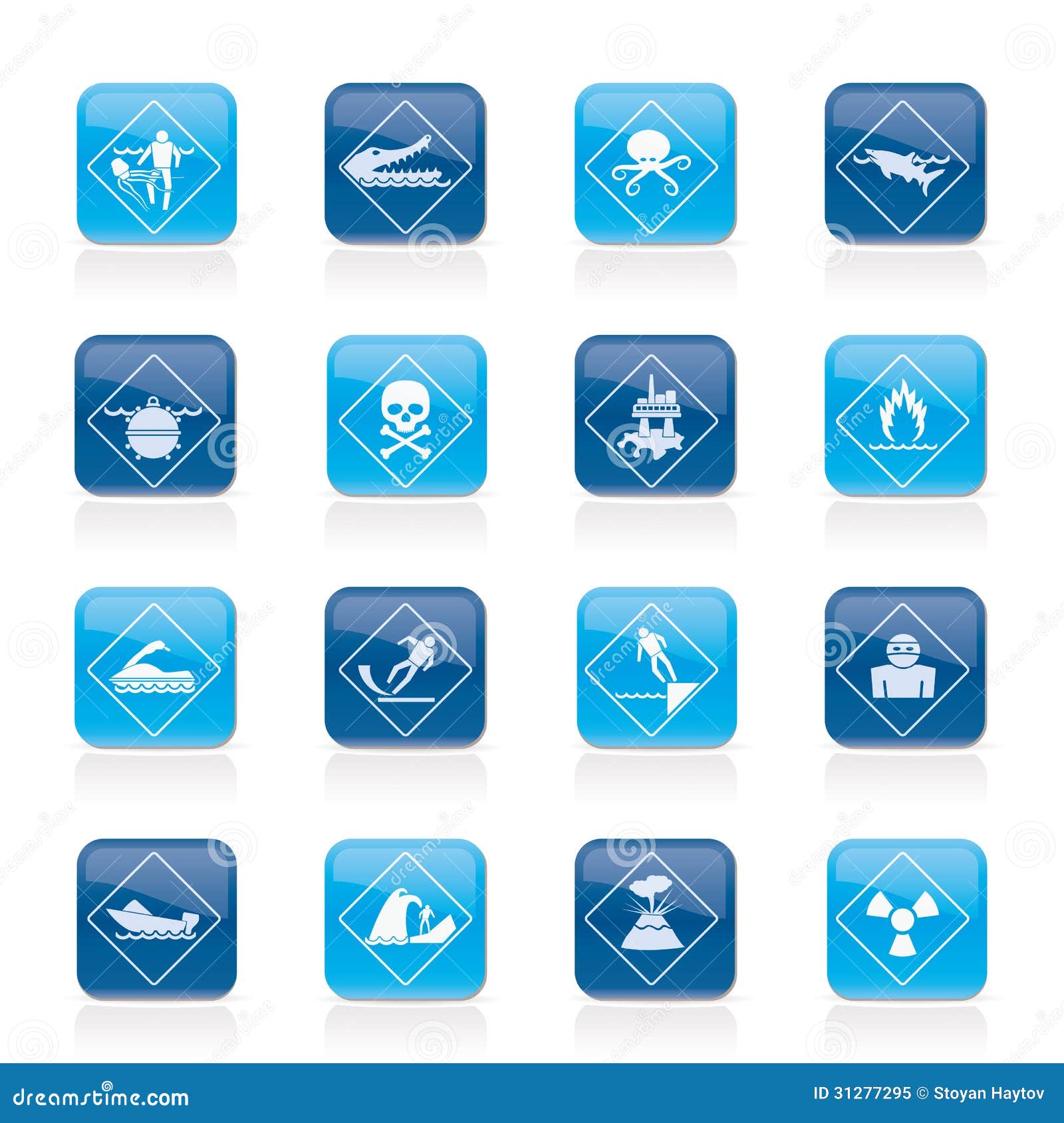 Warning The Dangers Of Drinking Contamination Symbol Sign ,Vector ...