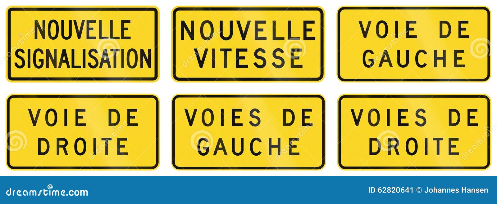 Warning Signs in Quebec - Canada Stock Illustration - Illustration of ...