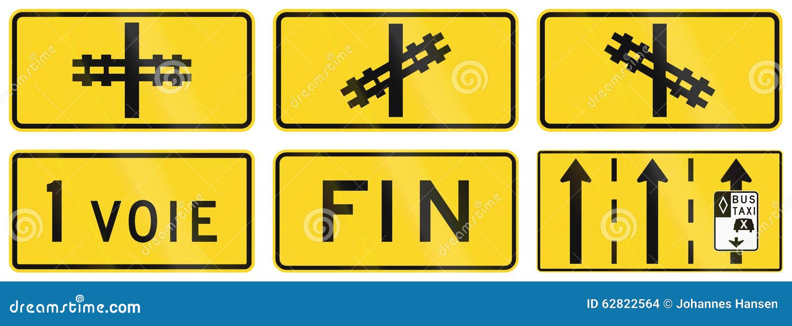 Warning Signs in Quebec - Canada Stock Illustration - Illustration of ...